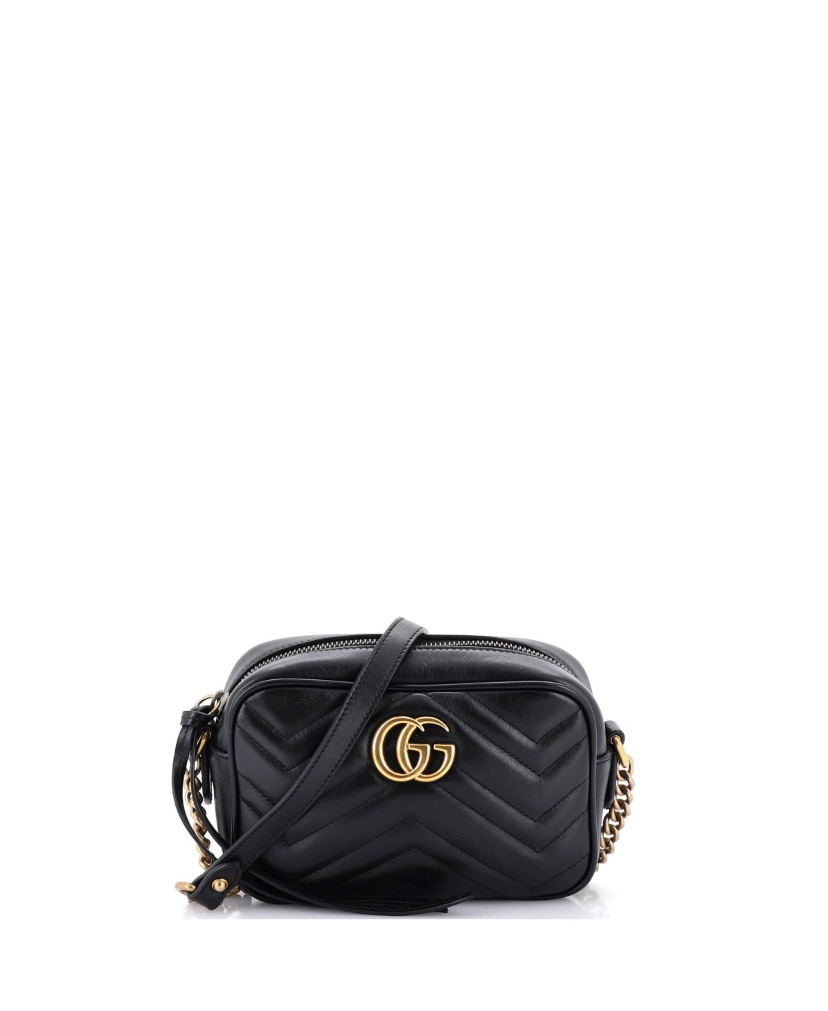 Click here for Pre-Owned Gucci Mini Gg Marmont Shoulder Bag Matel... prices