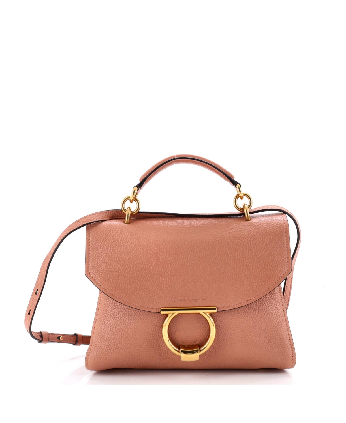 Click here for Pre-Owned Salvatore Ferragamo Small Margot Satchel... prices