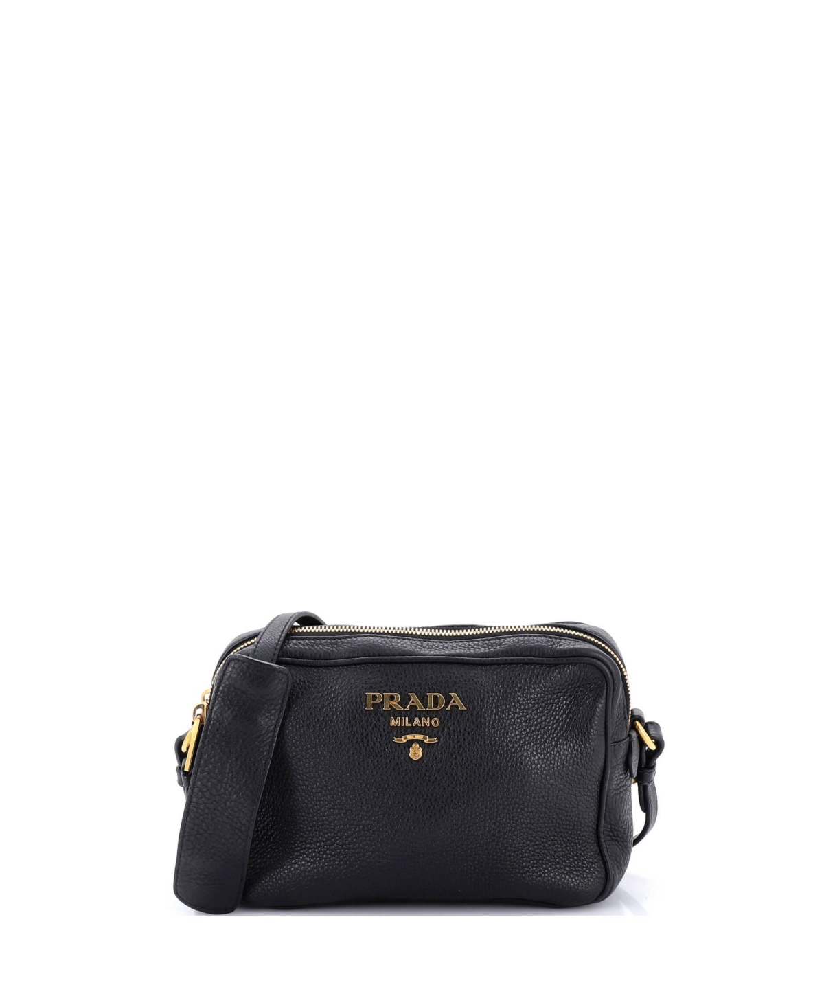 Click here for Pre-Owned Prada Double Zip Camera Bag Vitello Dain... prices