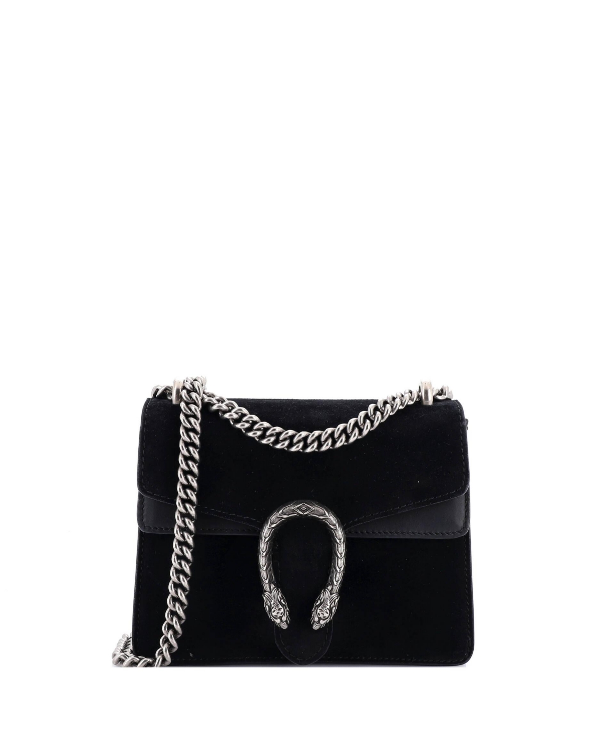Click here for Pre-Owned Gucci Mini Dionysus Bag Suede - Black prices