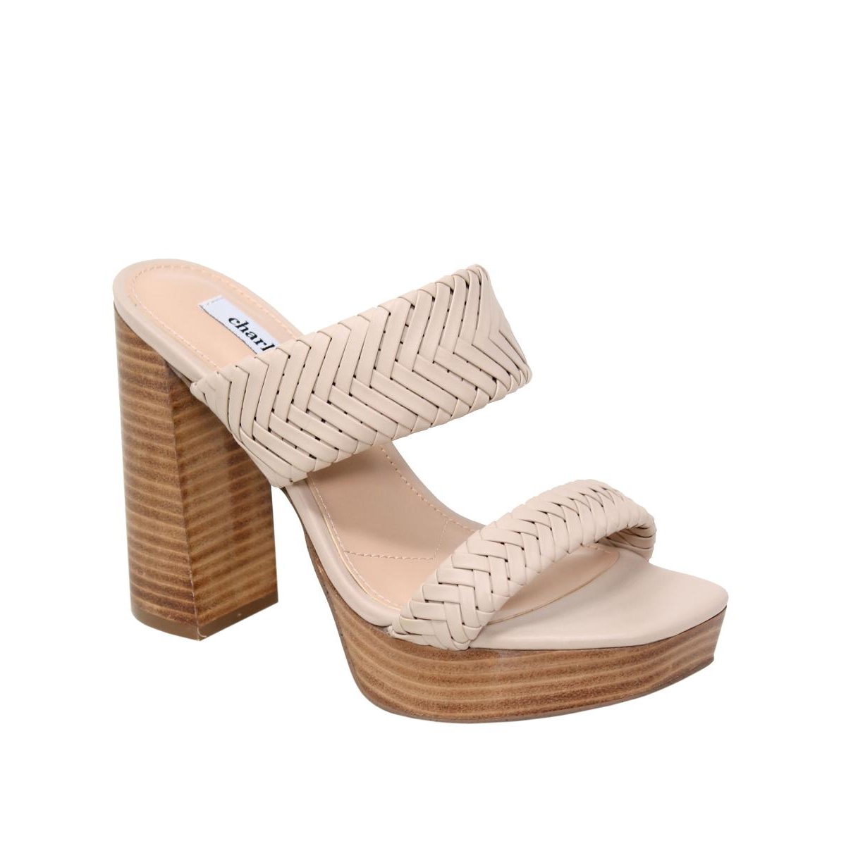 Click here for Charles David Womens Source Flat Sandal - Dark bei... prices