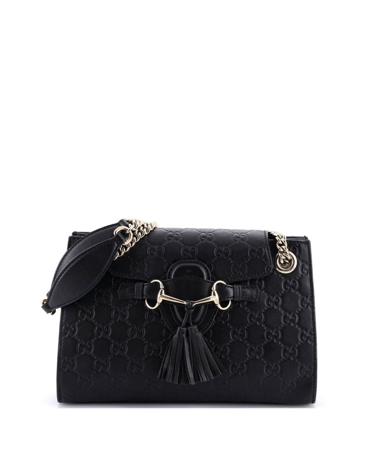 Click here for Pre-Owned Gucci Small Emily Chain Flap Shoulder Ba... prices