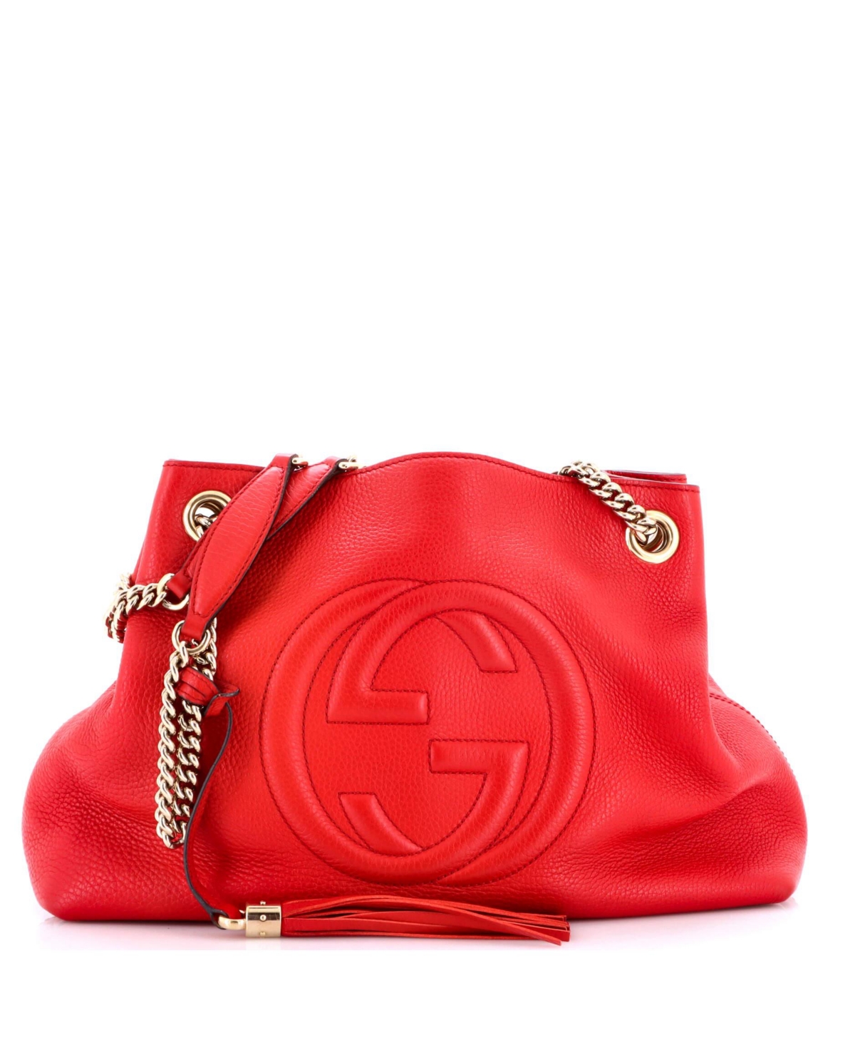 Click here for Pre-Owned Gucci Medium Soho Chain Strap Shoulder B... prices