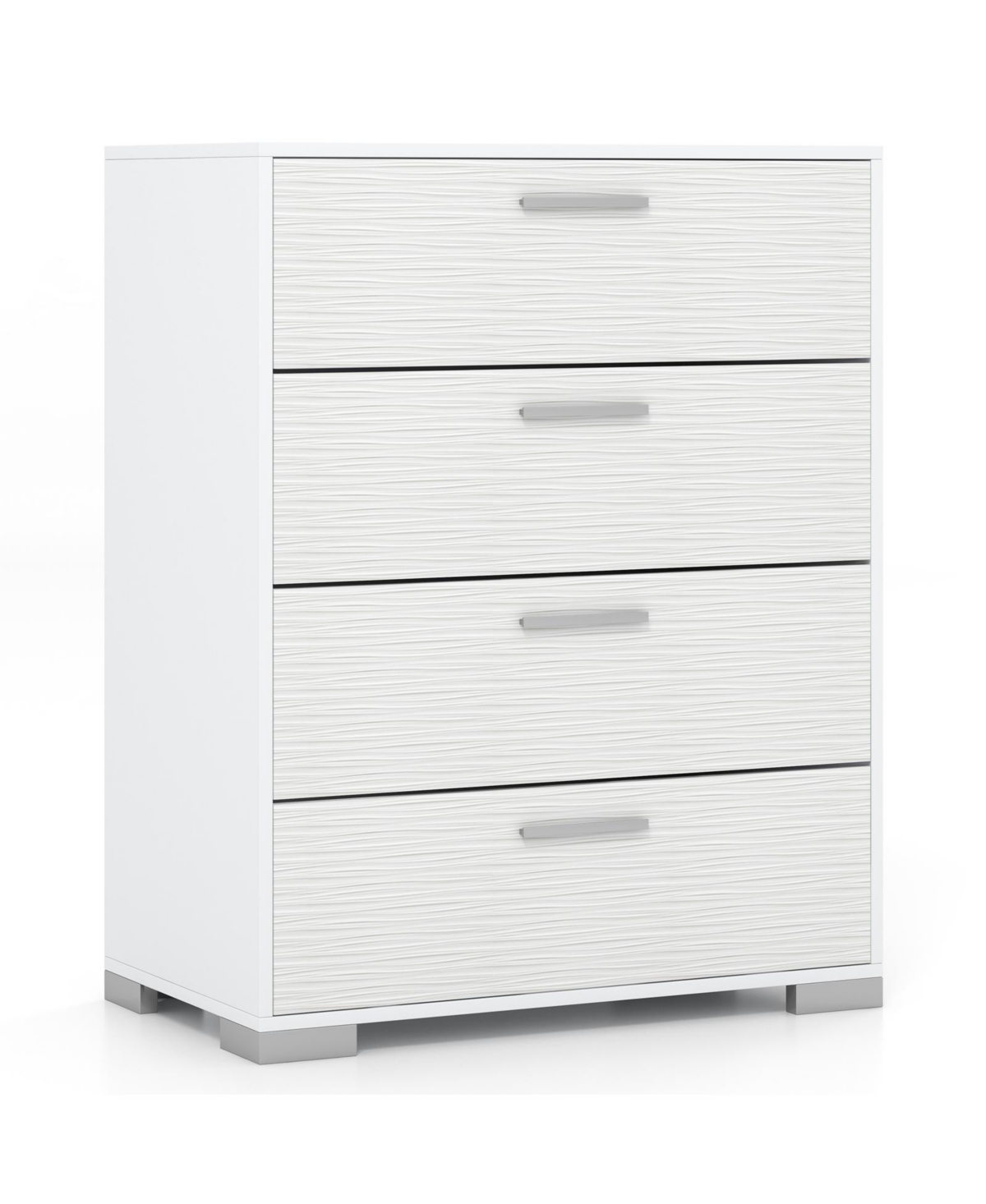 Click here for Sugift Four Drawer Storage Cabinet with Metal Legs... prices