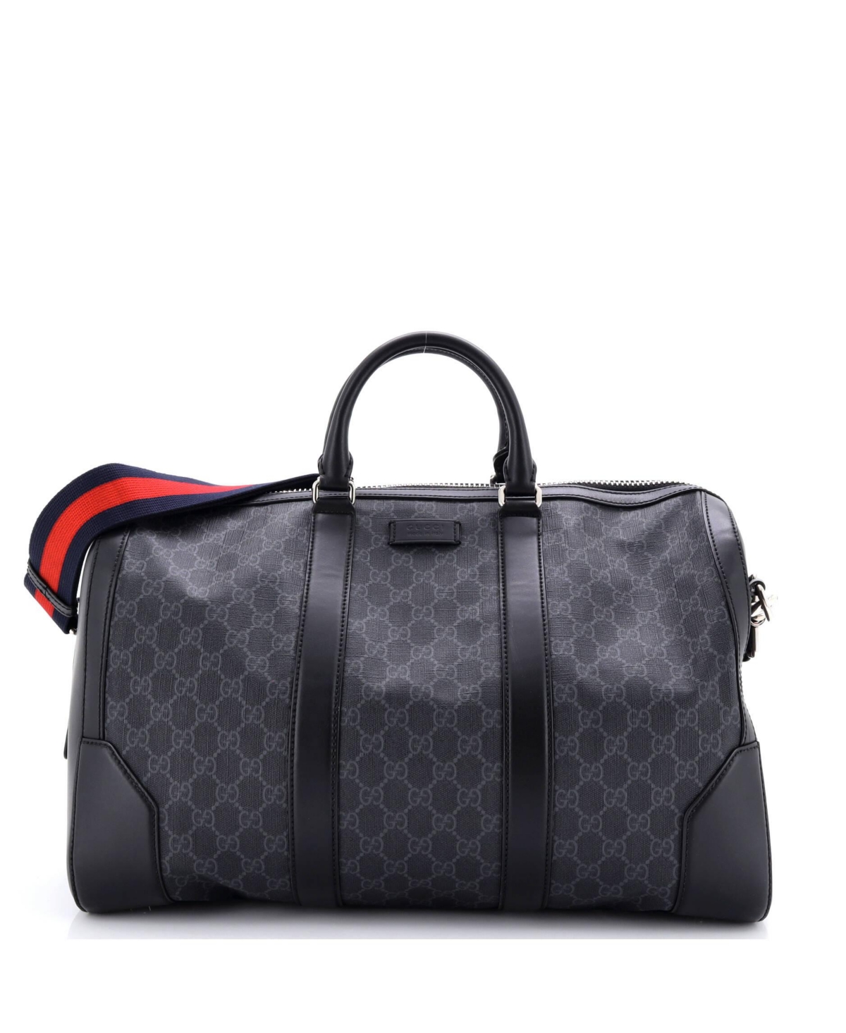 Click here for Pre-Owned Gucci Medium Convertible Duffle Bag Gg C... prices