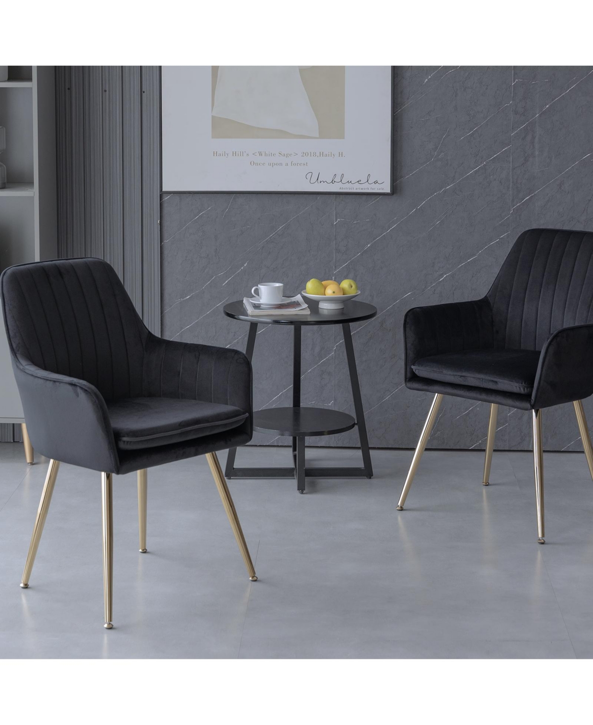 Click here for Boyel Living Velvet Dining Chair Set of 2  Modern... prices