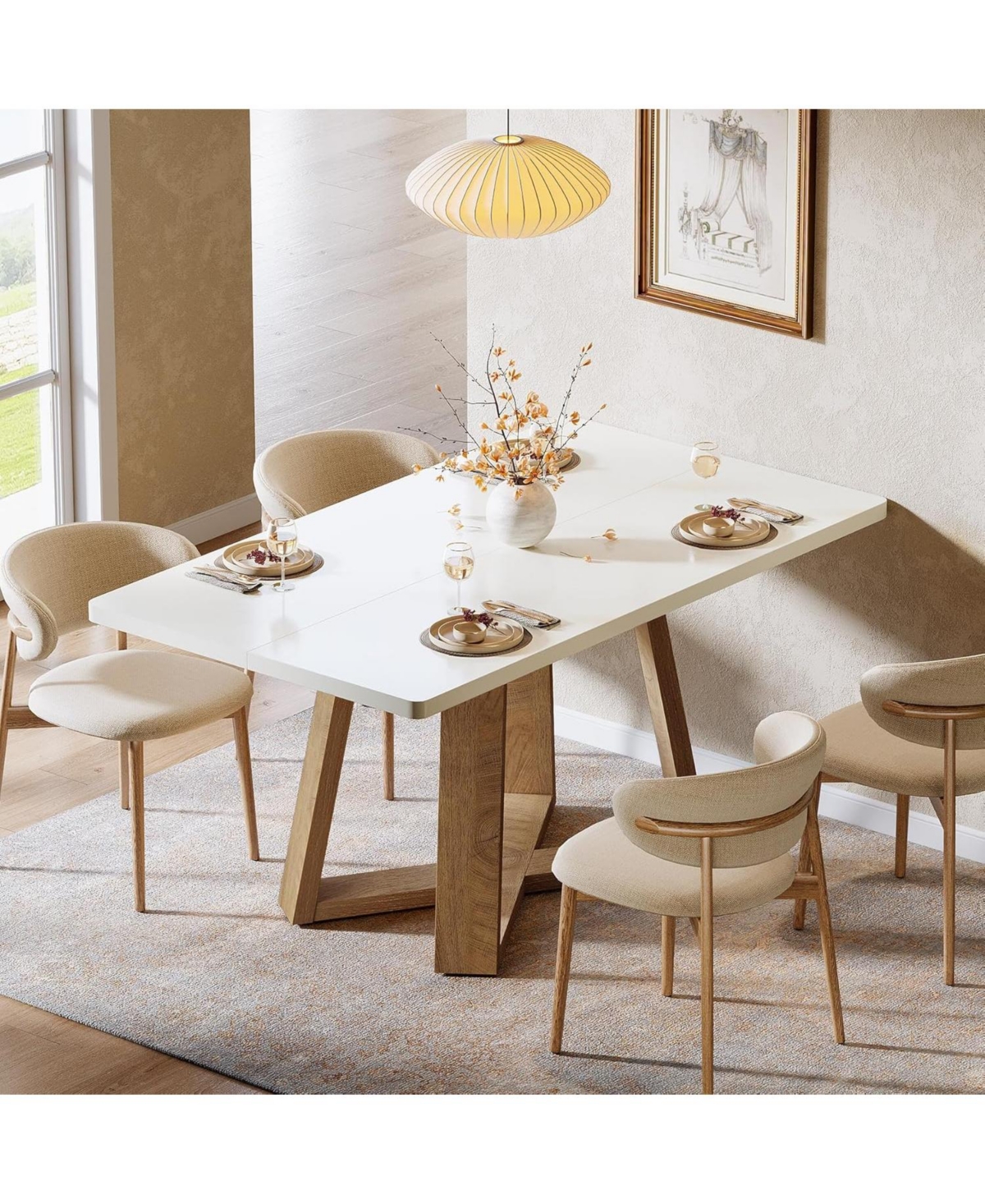 Click here for Tribesigns 47-Inch Dining Table for 4 People  Mode... prices