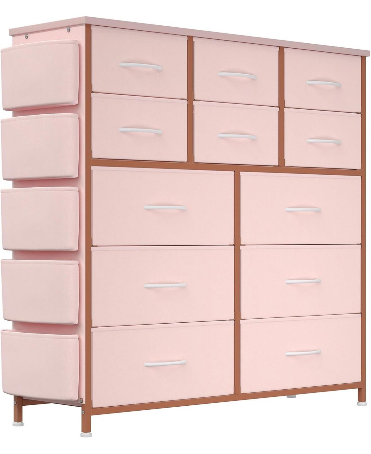 Click here for gaomon 12 Drawer Fabric Dresser with Side Pockets... prices