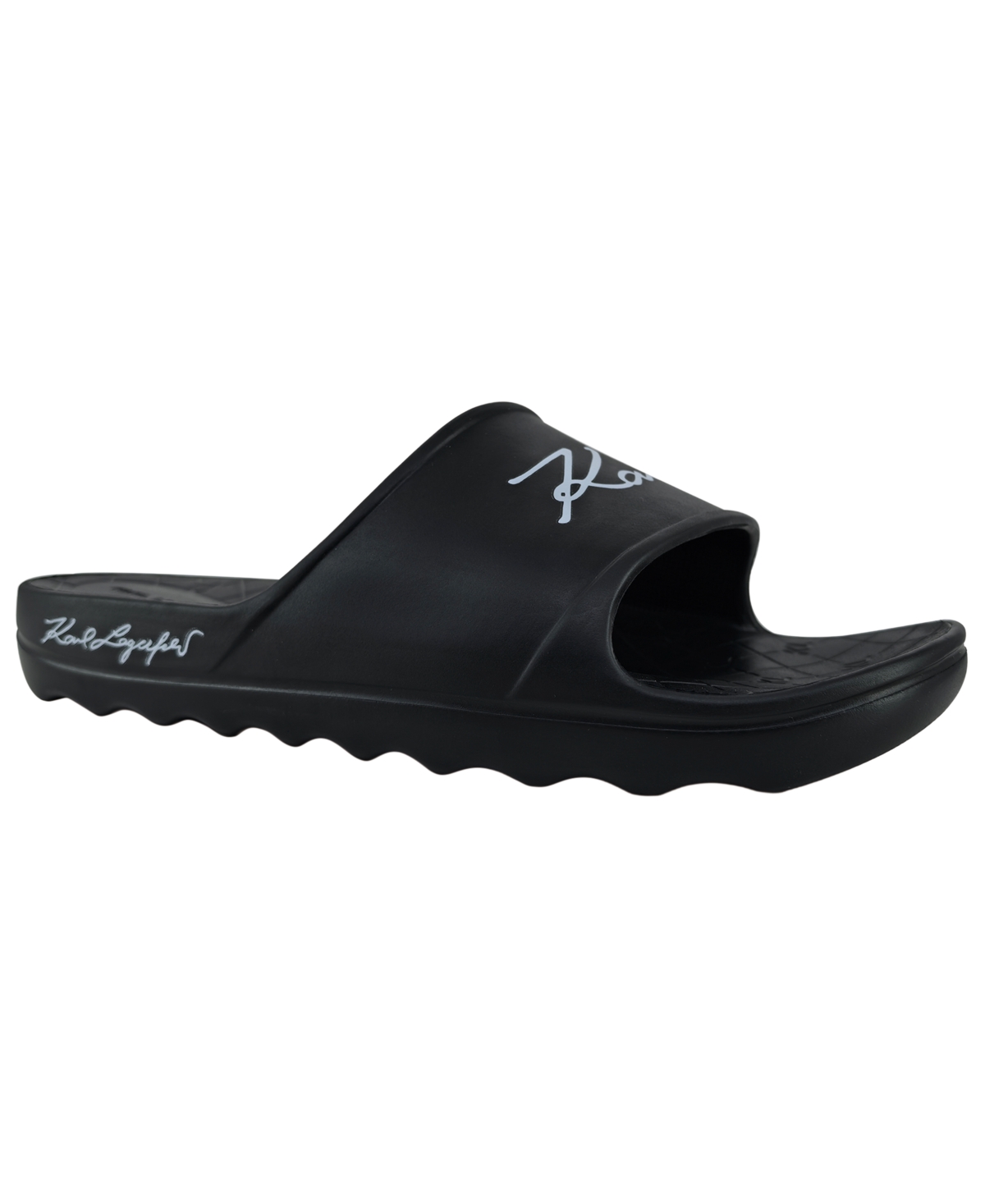 Click here for Karl Lagerfeld Mens Slip-On Slides - Black prices