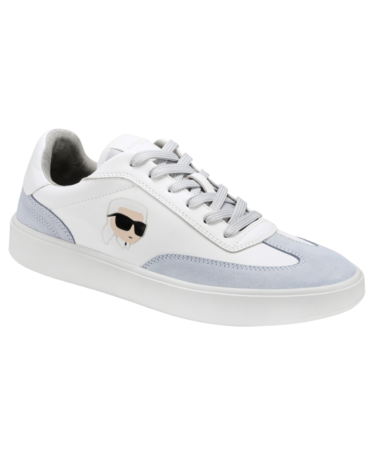 Click here for Karl Lagerfeld Mens Side Logo Lace-Up Sneakers - G... prices