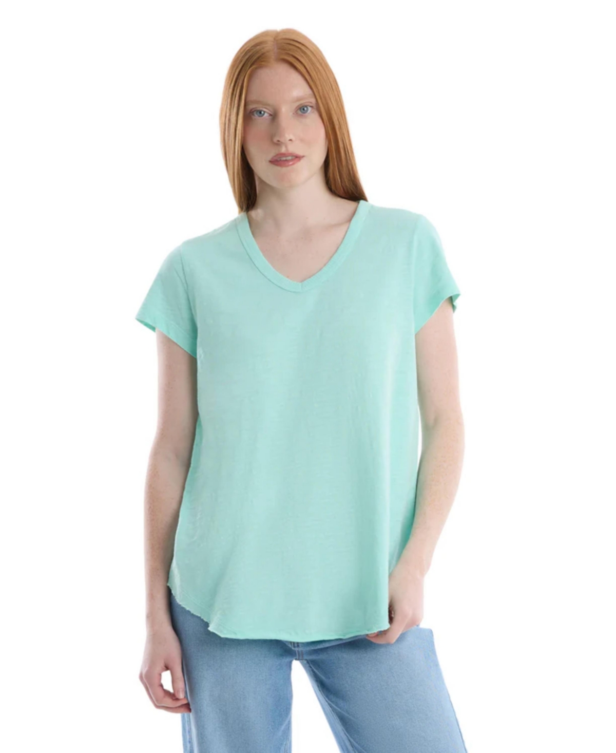 Click here for Wilt Clothing Womens Short Sleeve Shrunken V-Neck... prices