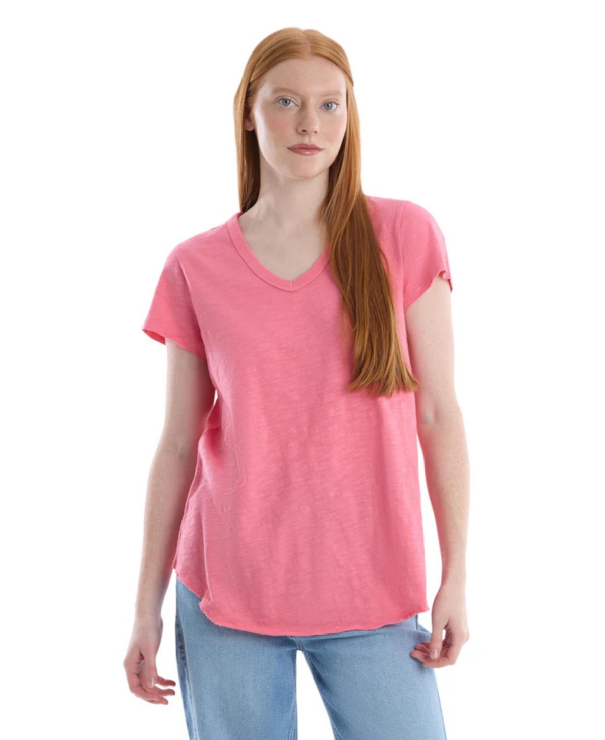 Click here for Wilt Clothing Womens Short Sleeve Shrunken V-Neck... prices
