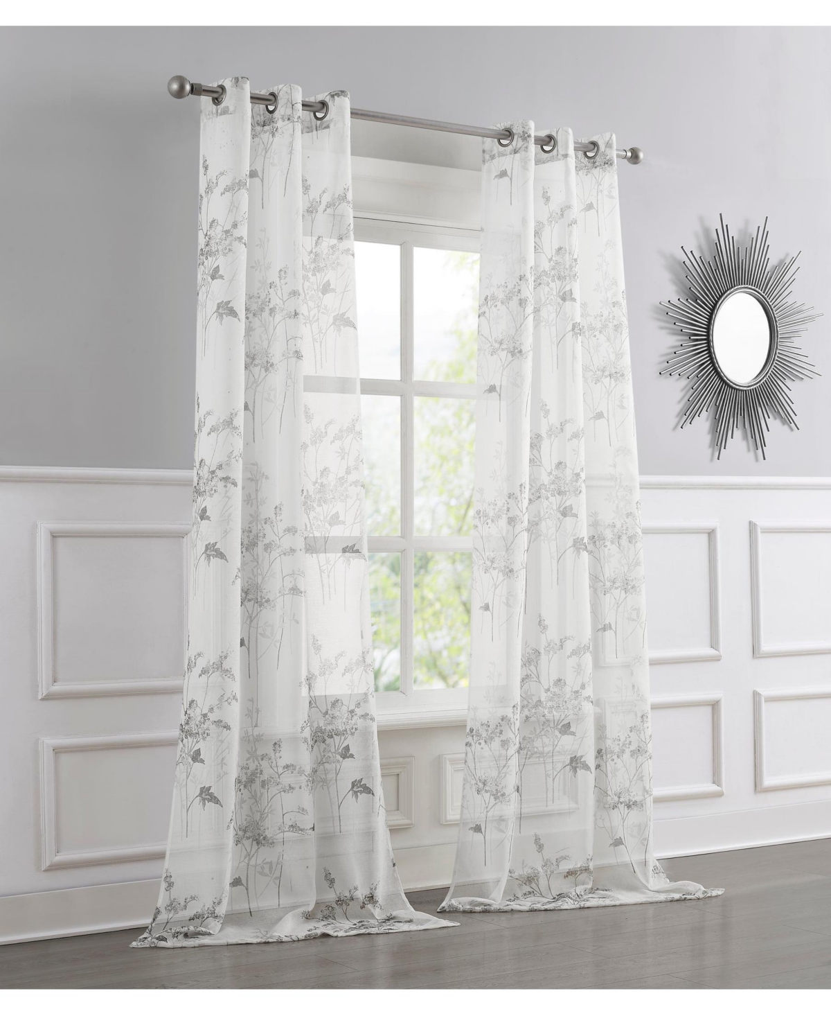 Click here for Dainty Home Jessica 2-Pack Linen Textured Metallic... prices