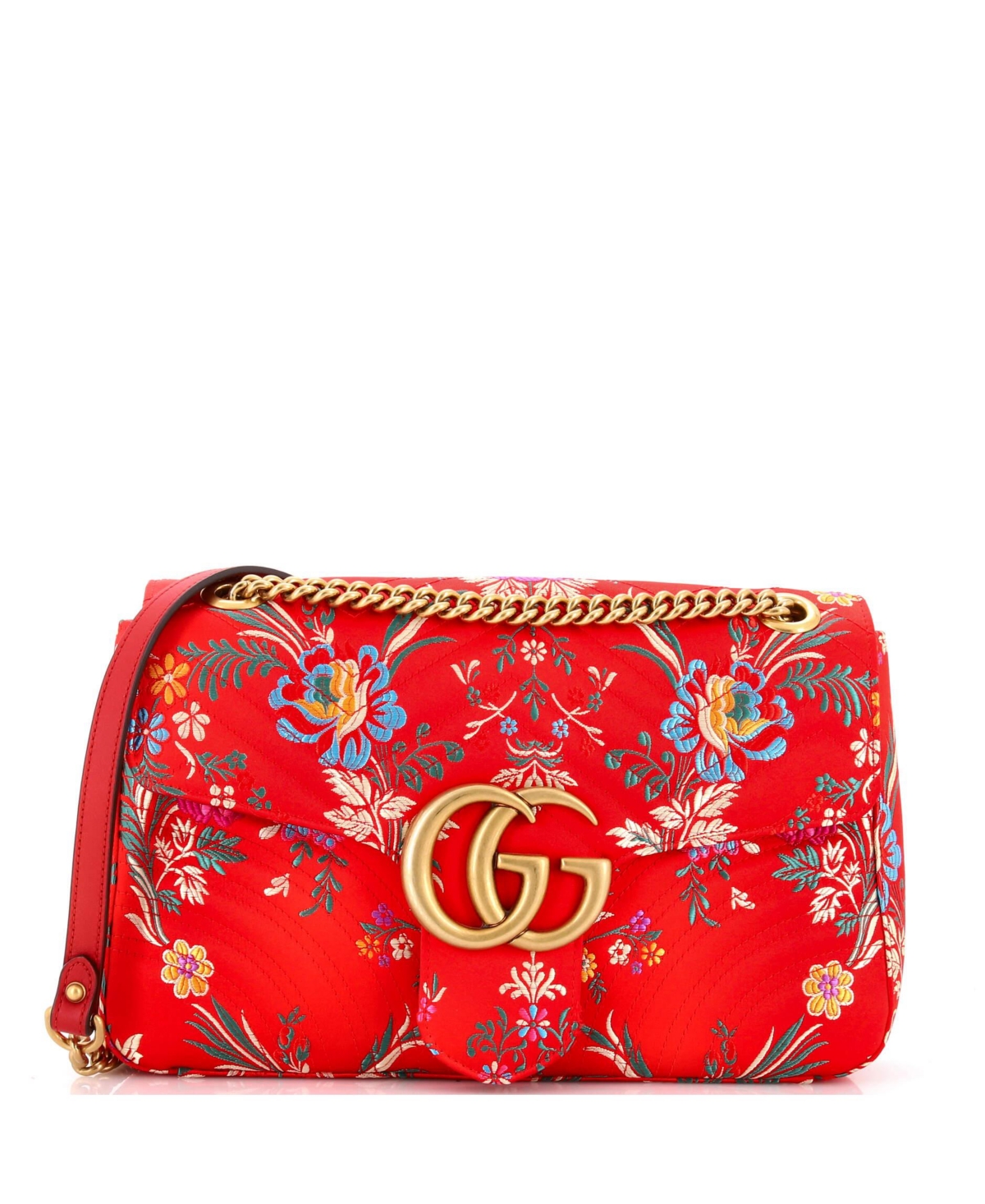 Click here for Pre-Owned Gucci Medium Gg Marmont Flap Bag Matelas... prices