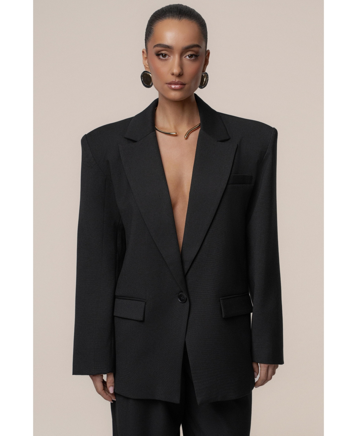 Click here for Jluxlabel Womens Refined Moments Blazer - Black prices