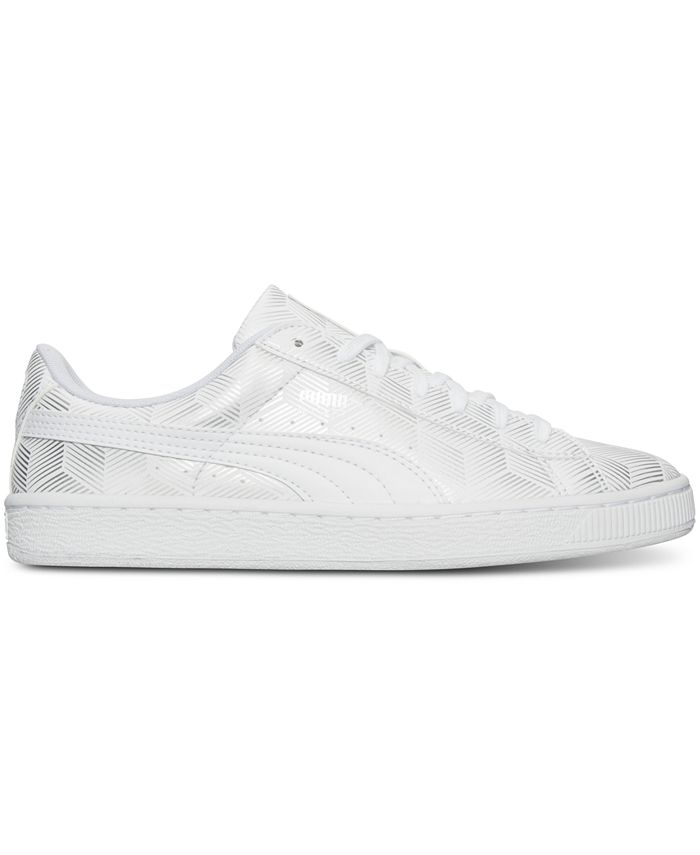 Puma Men's Basket Classic Metallic Casual Sneakers from Finish Line ...