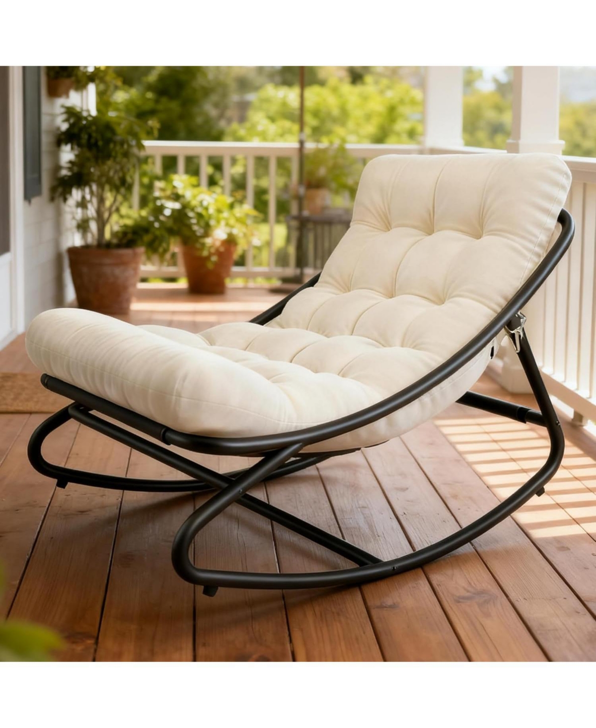 Click here for gaomon Outdoor Rocking Recliner Chair with Waterpr... prices