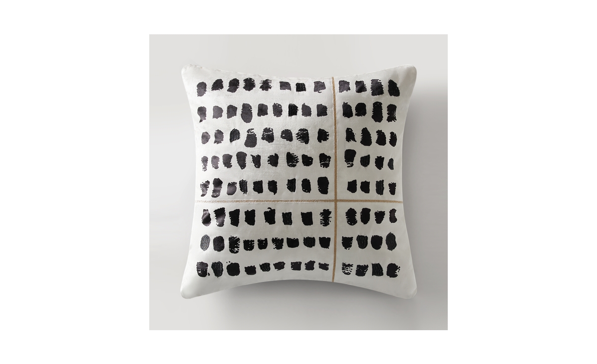 Click here for Embroidered Dot Pillow 22" - Ivory prices