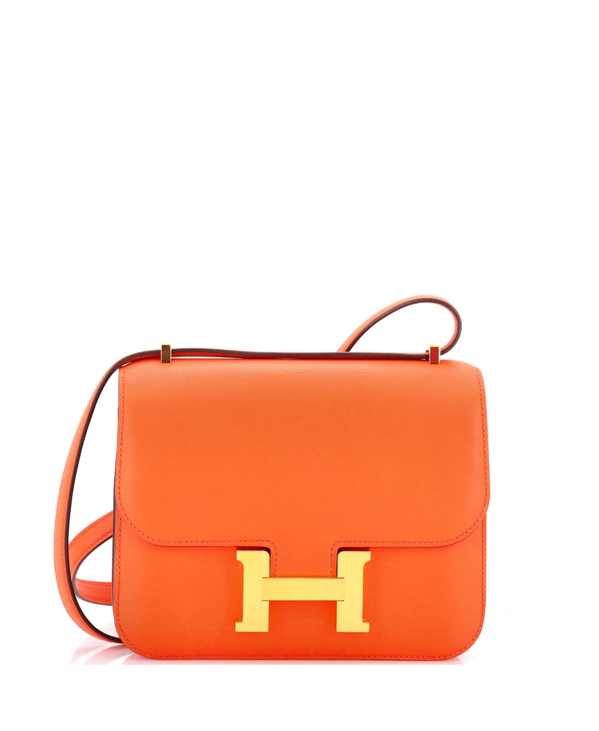 Click here for Pre-Owned HERMES 18 Constance Bag Swift - Orange prices