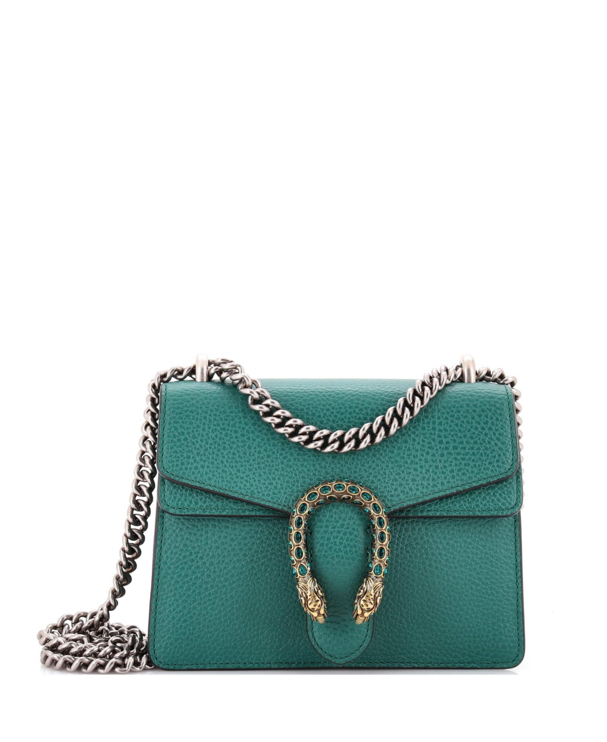 Click here for Pre-Owned Gucci Mini Dionysus Bag Leather - Green prices