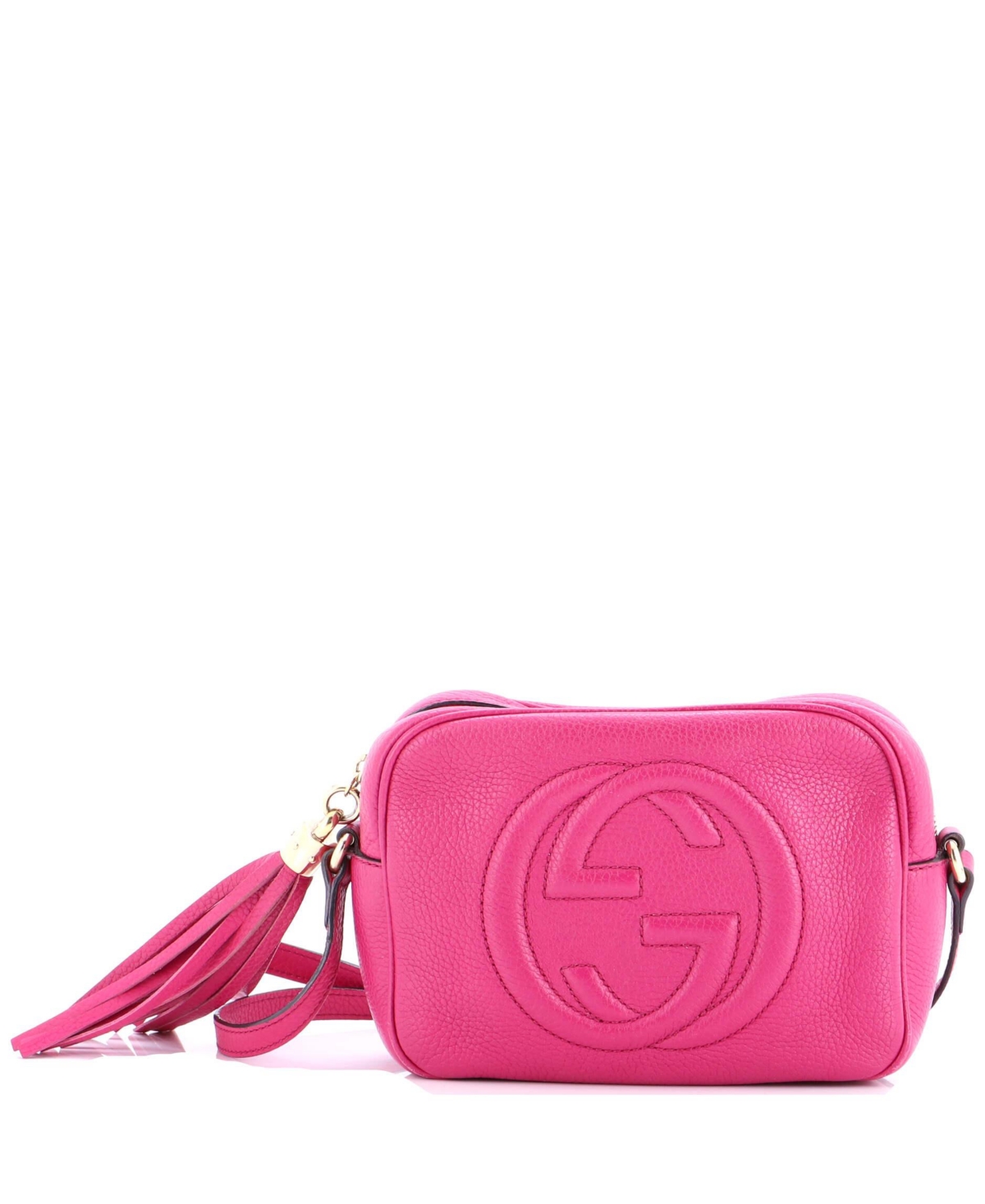 Click here for Pre-Owned Gucci Small Soho Disco Crossbody Bag Lea... prices