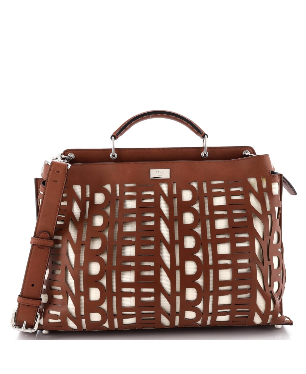 Click here for Pre-Owned Fendi Large Peekaboo Iconic Essential Ba... prices