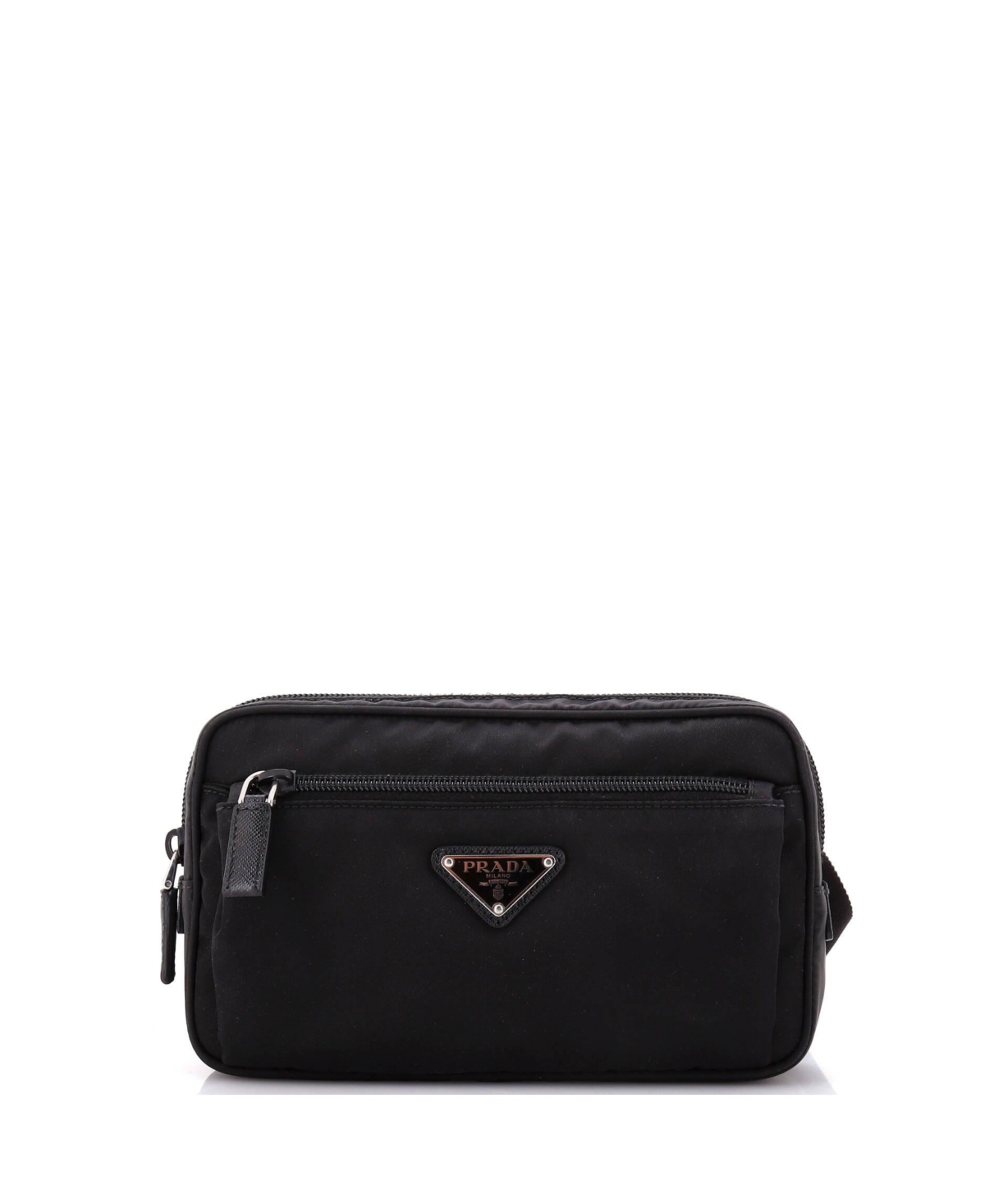 Click here for Pre-Owned Prada Front Pocket Belt Bag Re-Nylon wit... prices