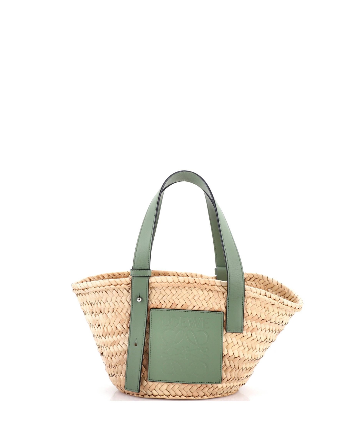 Click here for Pre-Owned Loewe Small Basket Tote Raffia - Natural prices