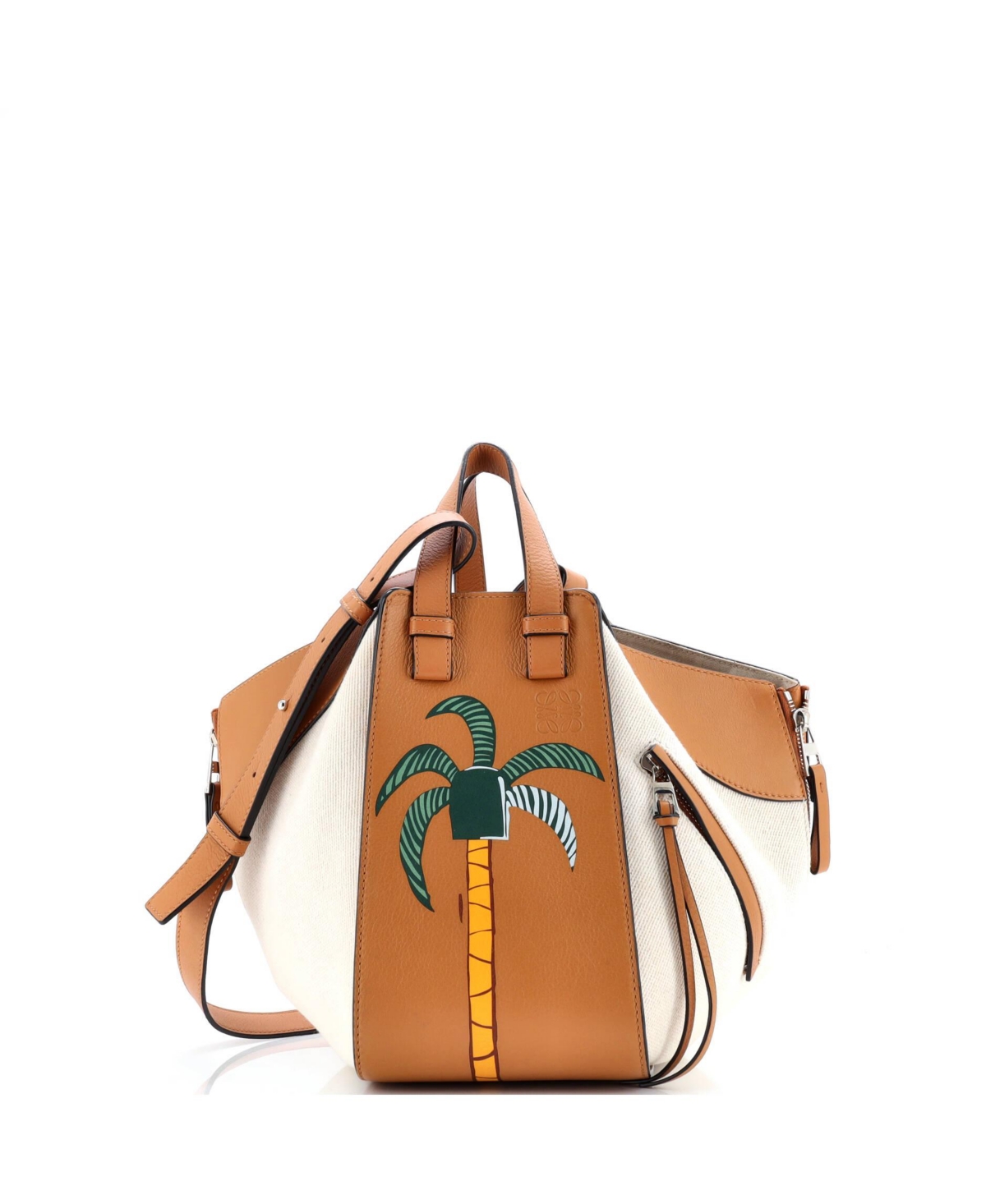 Click here for Pre-Owned Loewe Small Ken Price Hammock Bag Printe... prices