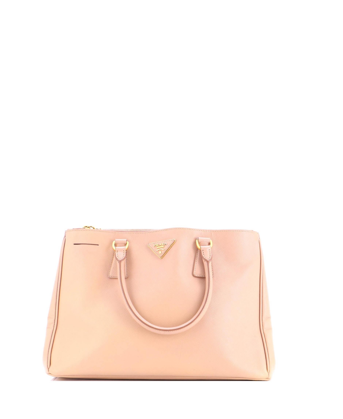 Click here for Pre-Owned Prada Medium Double Zip Lux Tote Saffian... prices