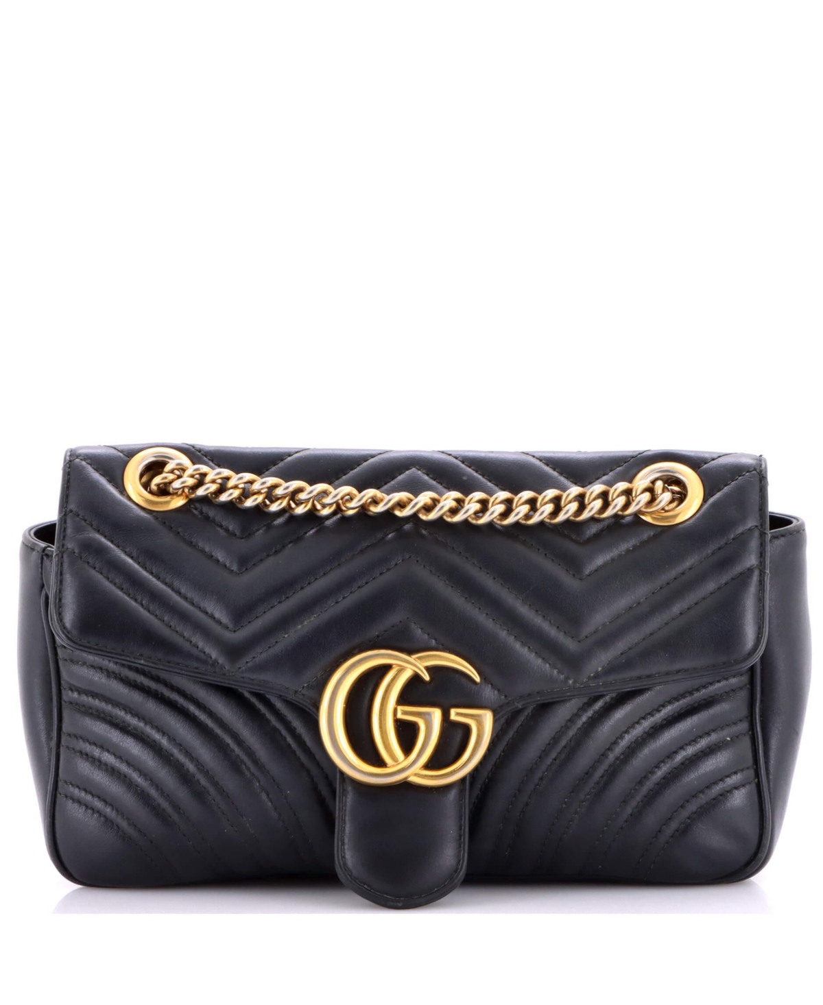 Click here for Pre-Owned Gucci Medium Gg Marmont Flap Bag Matelas... prices