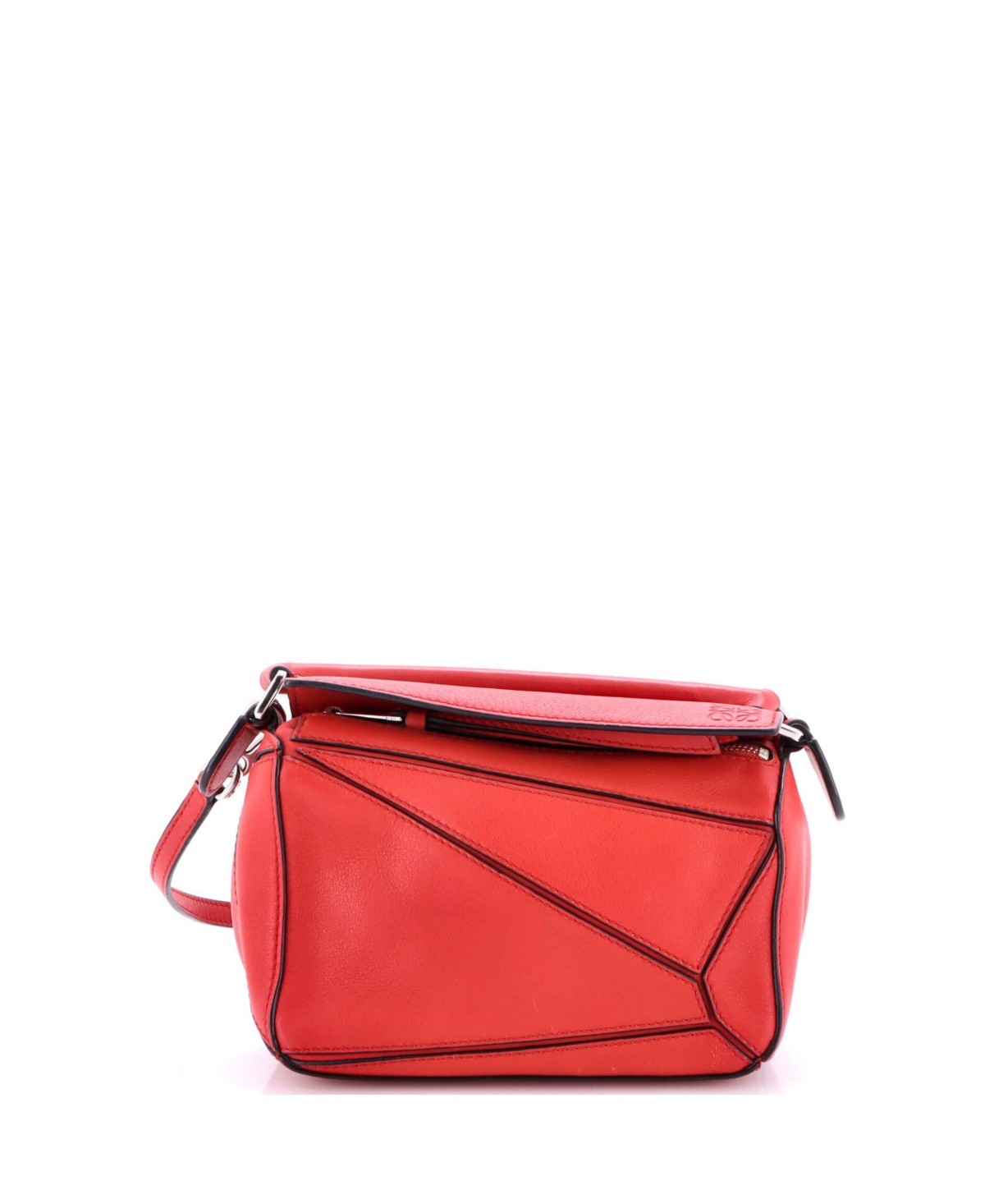 Click here for Pre-Owned Loewe Mini Puzzle Bag Leather - Red prices