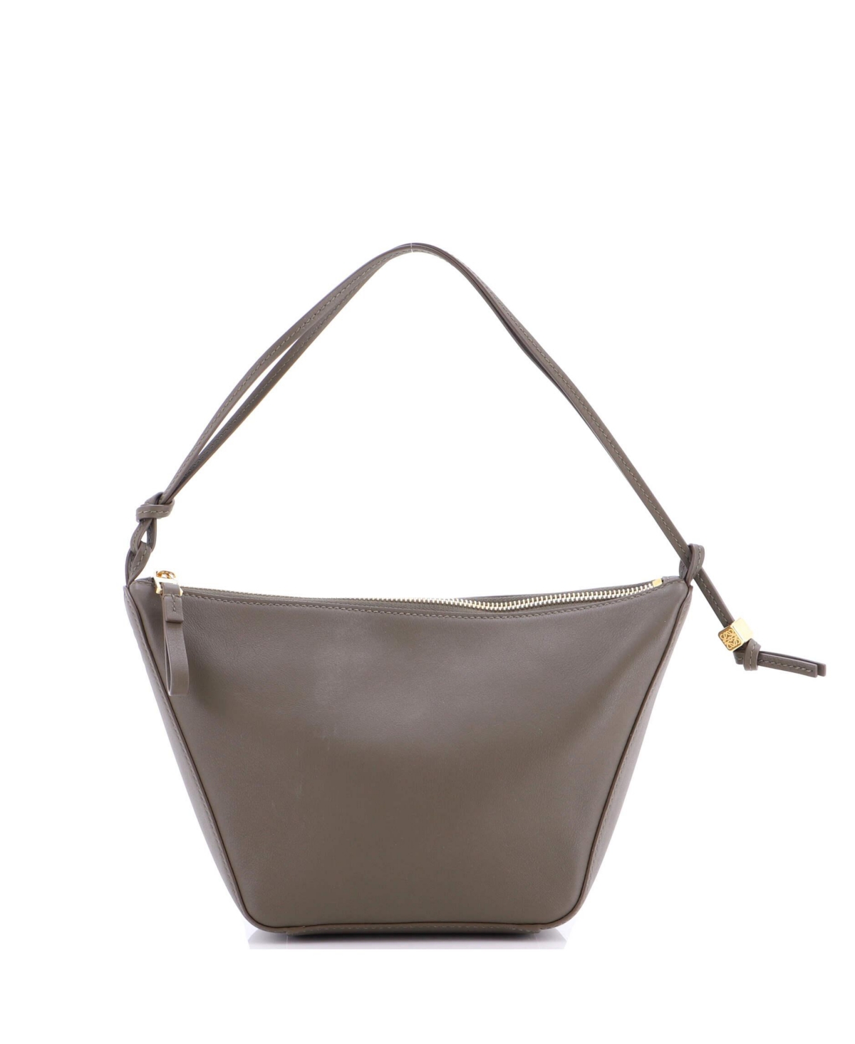 Click here for Pre-Owned Loewe Mini Hammock Hobo Leather - Brown prices