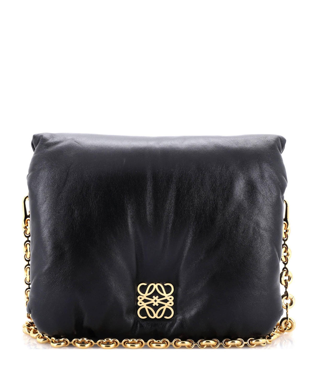 Click here for Pre-Owned Loewe Medium Goya Puffer Bag Leather - B... prices