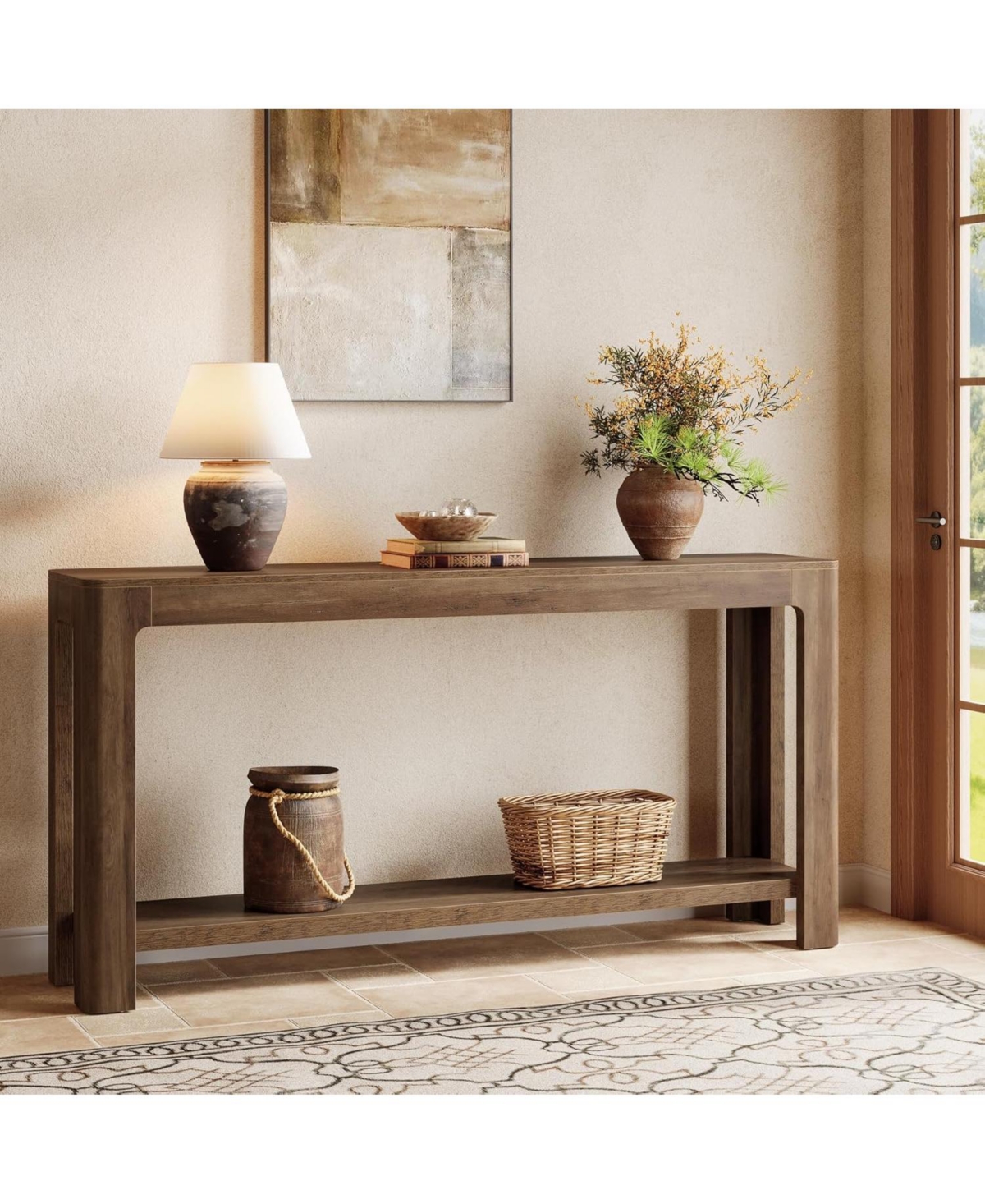 Click here for Tribesigns 63 Inch Entryway Console Table  2-Tier... prices