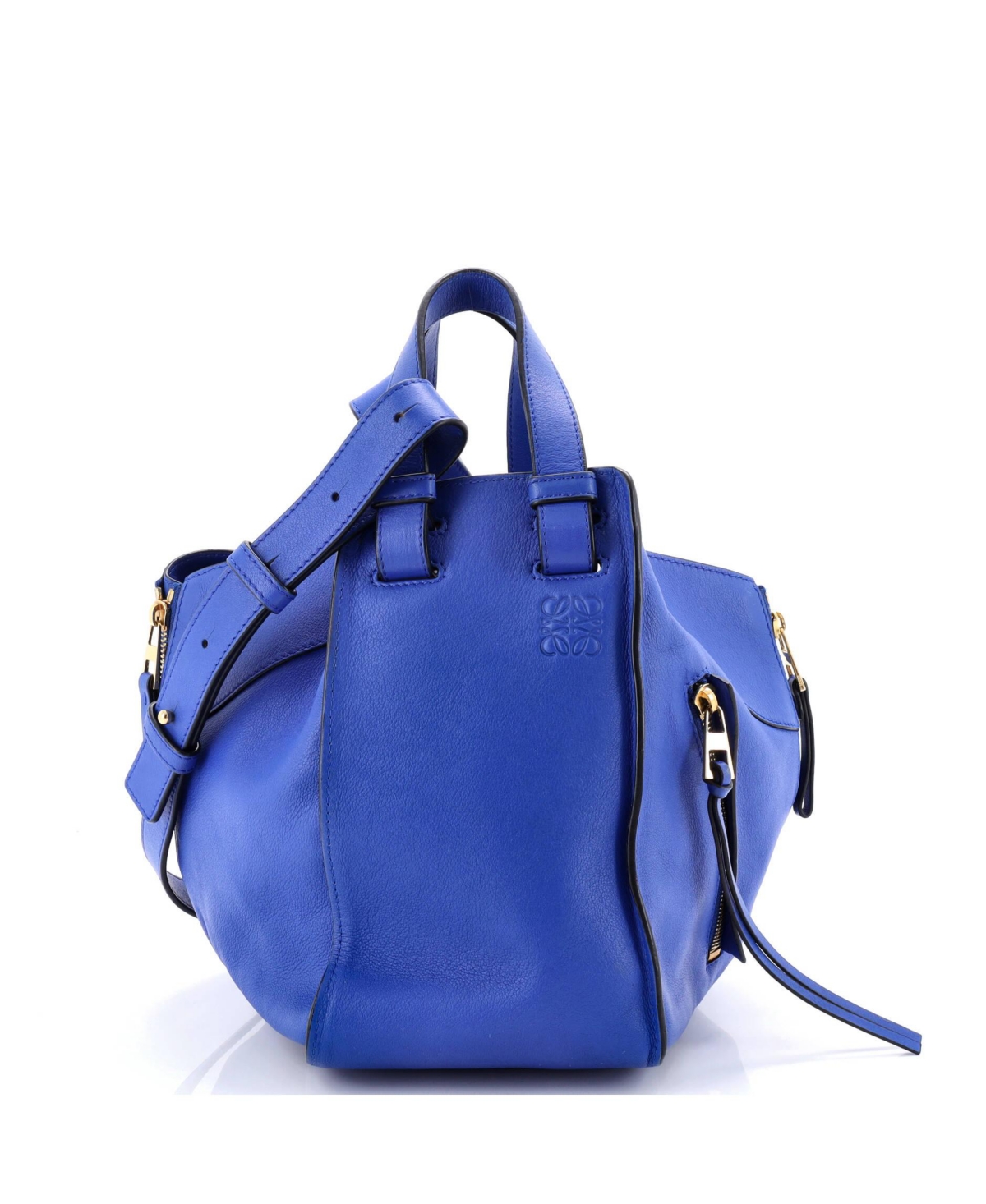 Click here for Pre-Owned Loewe Small Hammock Bag Leather - Blue prices