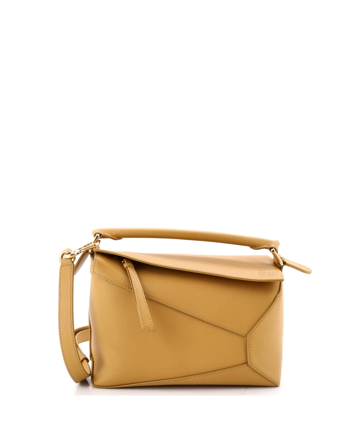 Click here for Pre-Owned Loewe Small Puzzle Edge Bag Leather - Br... prices