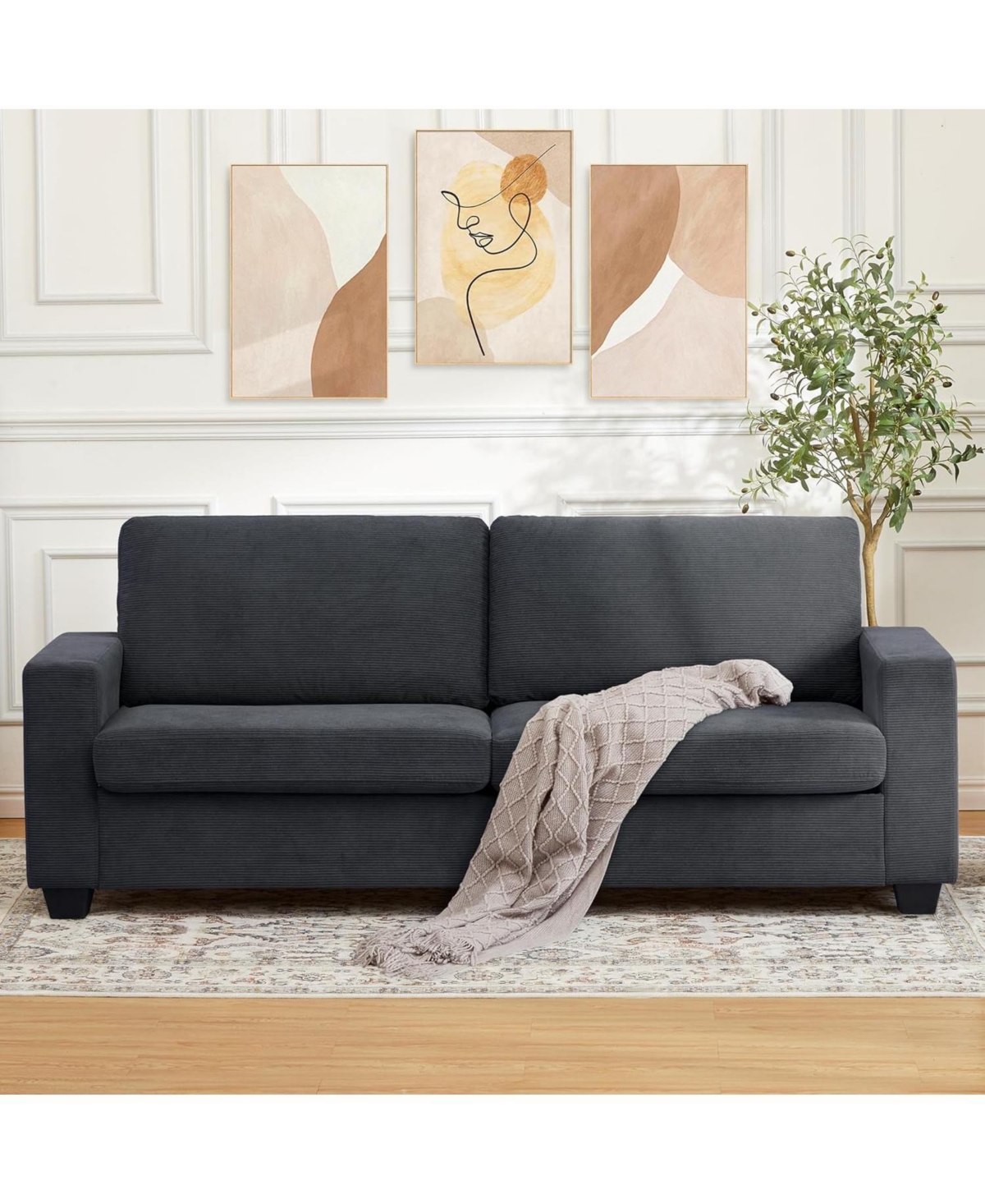 Click here for gaomon Love Seat Couches - Grey prices