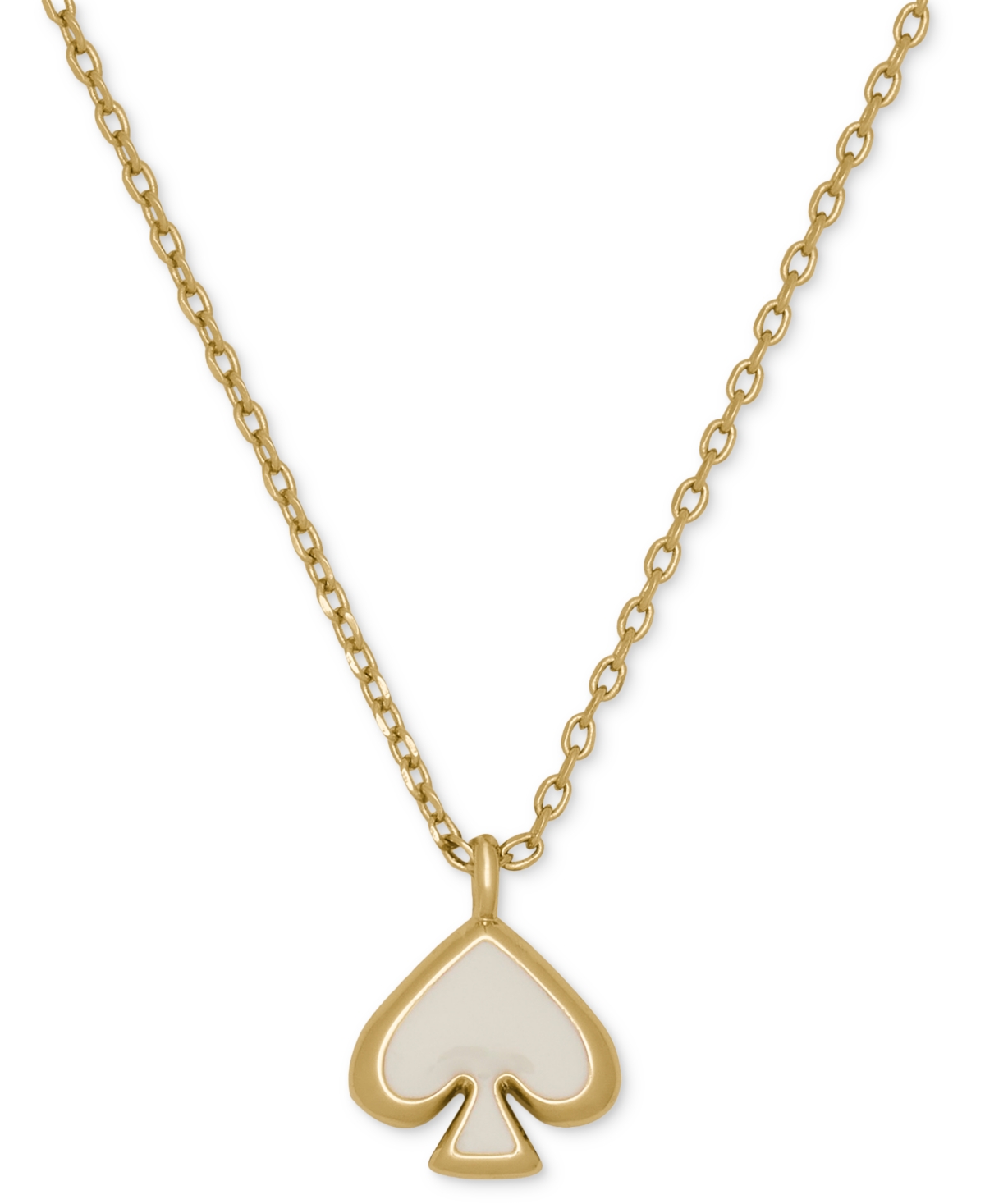 Click here for kate spade new york Gold-Tone Brass Spade Enamel M... prices