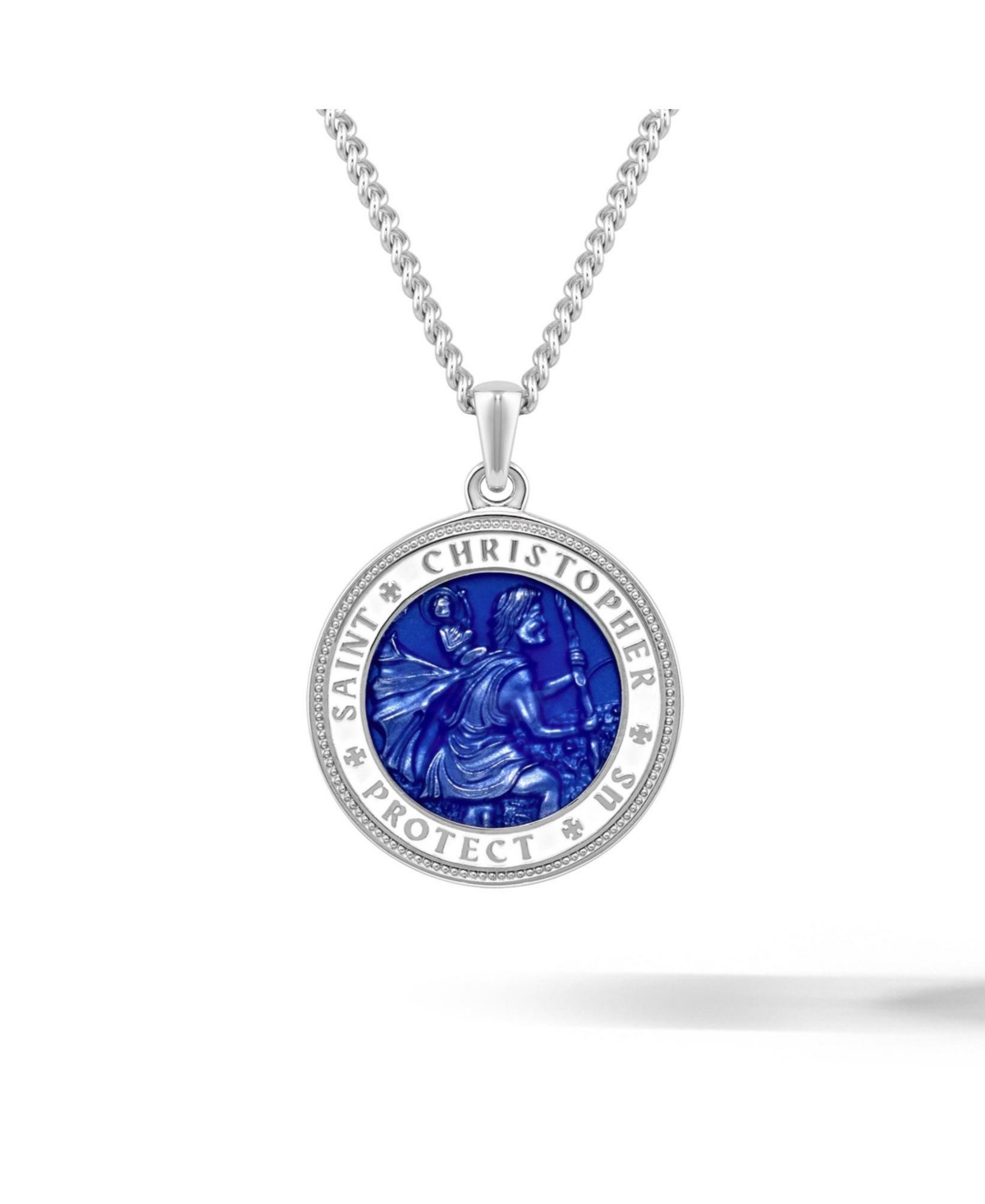 Click here for Vincero Mens St. Christopher Pendant in 925 Sterli... prices