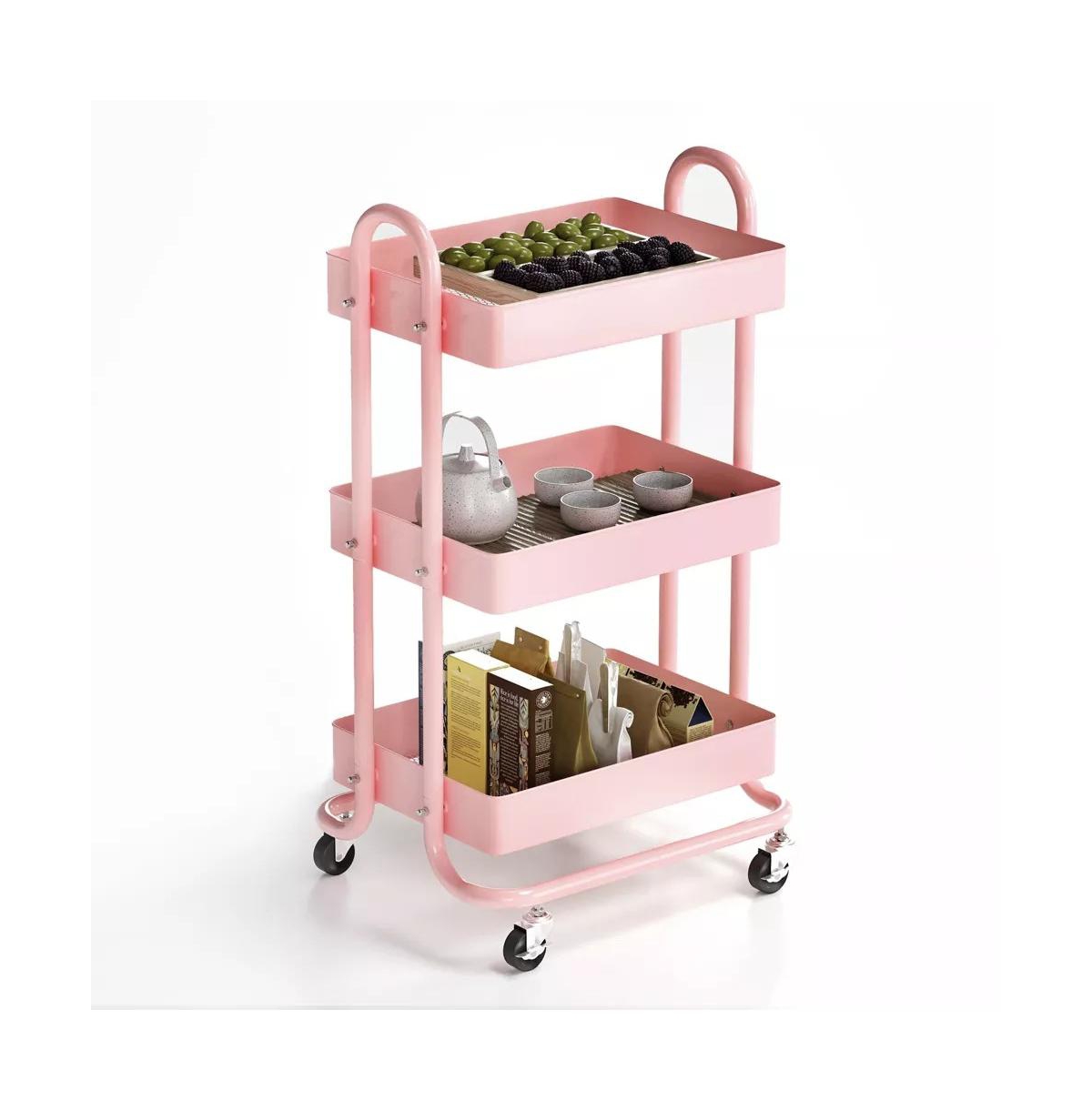 Click here for Gouun 3-Tier Metal Rolling Utility Cart with Wheel... prices