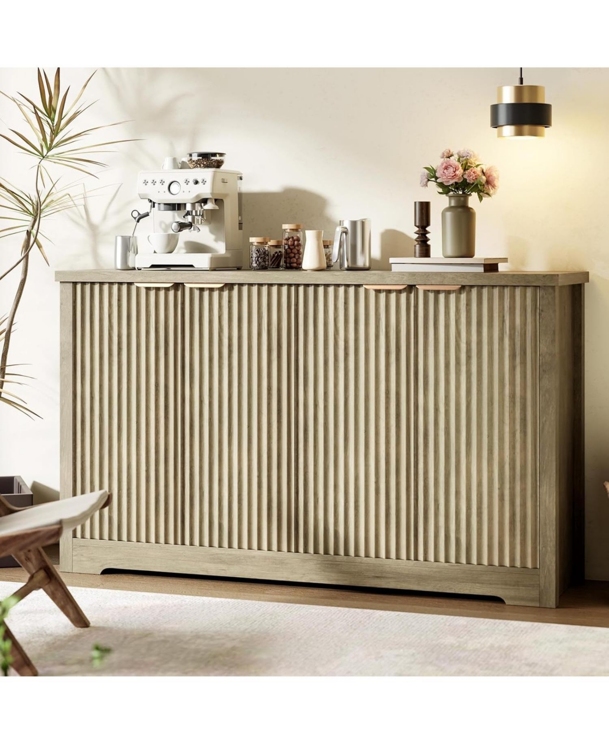 Click here for gaomon Fluted Buffet Sideboard Cabinet with Storag... prices