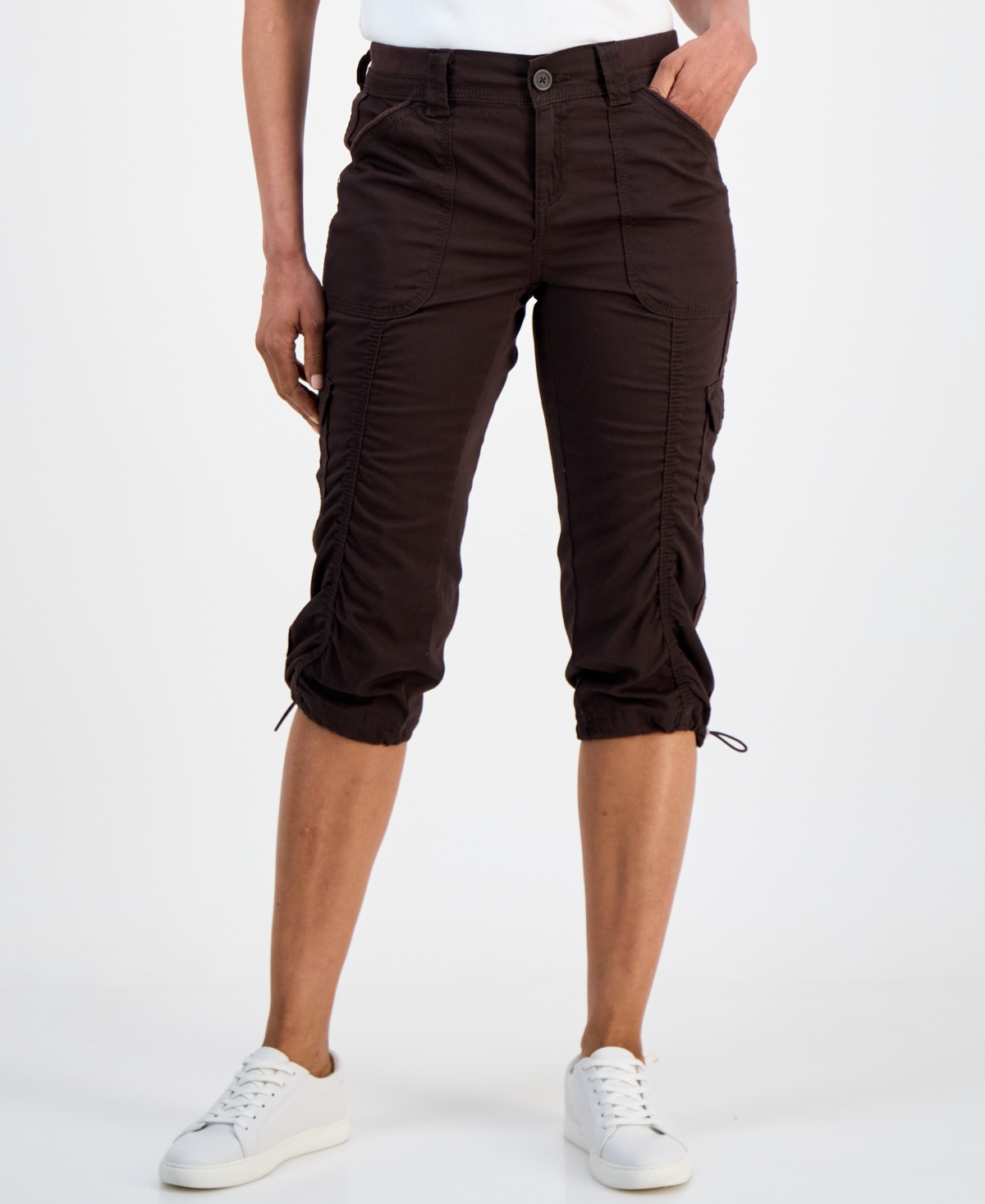 Click here for Style & Co Petite Mid-Rise Cargo Capri Pants  Excl... prices