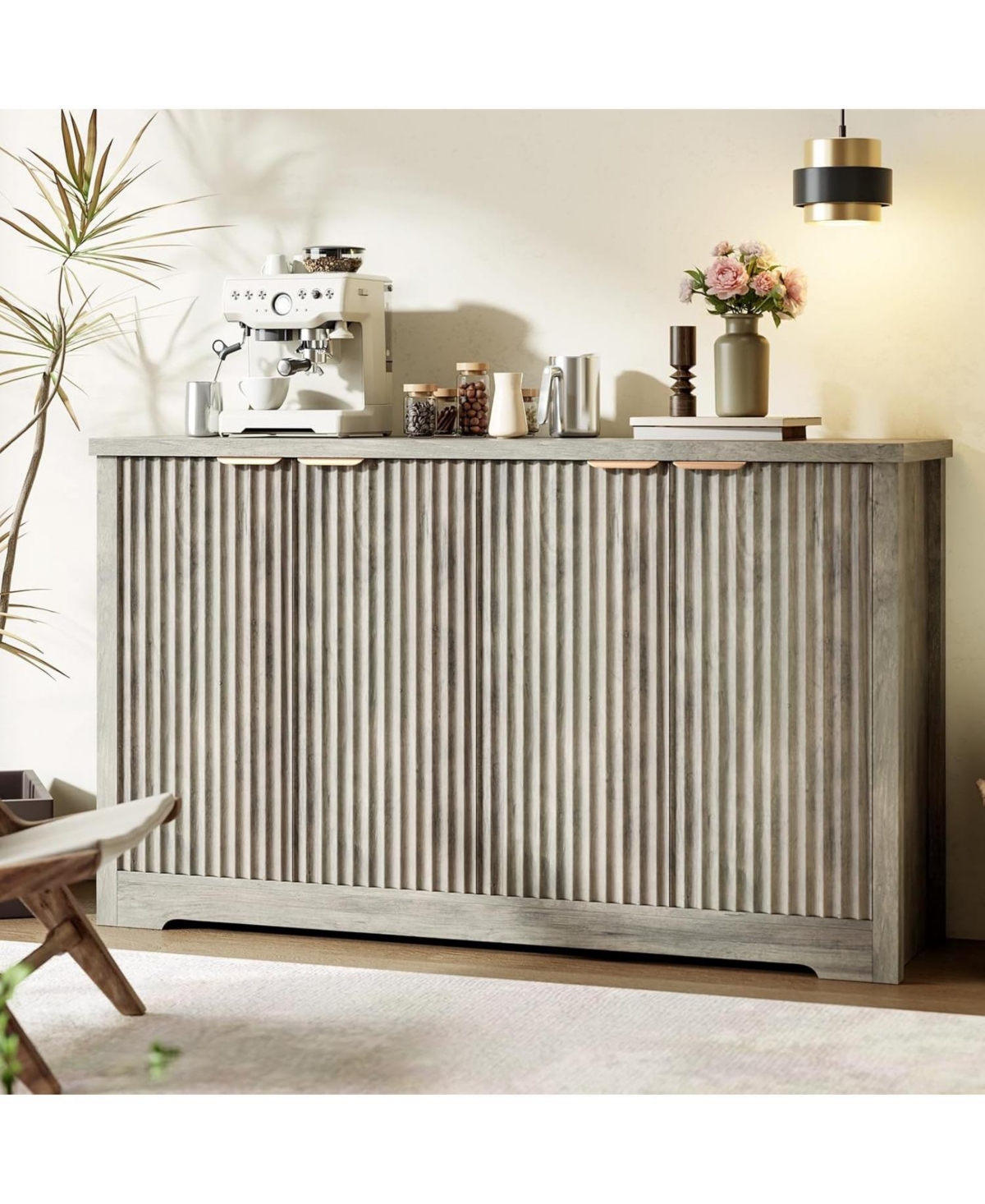 Click here for gaomon Fluted Buffet Sideboard Cabinet with Storag... prices