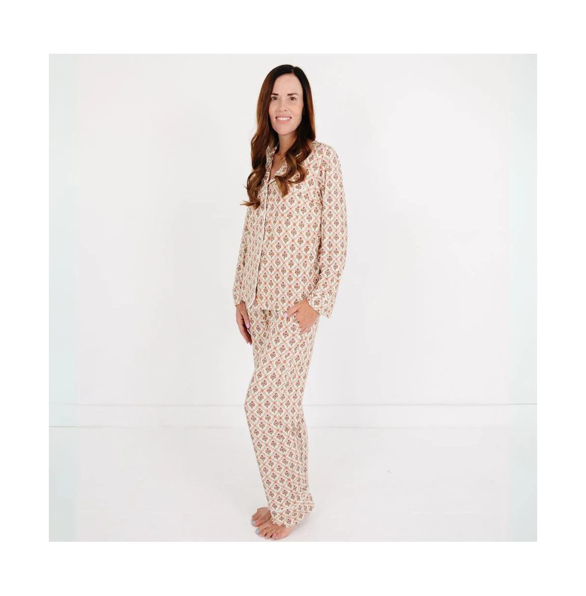 Click here for Motette Womens Holly Trellis Bamboo Pajama Set - H... prices