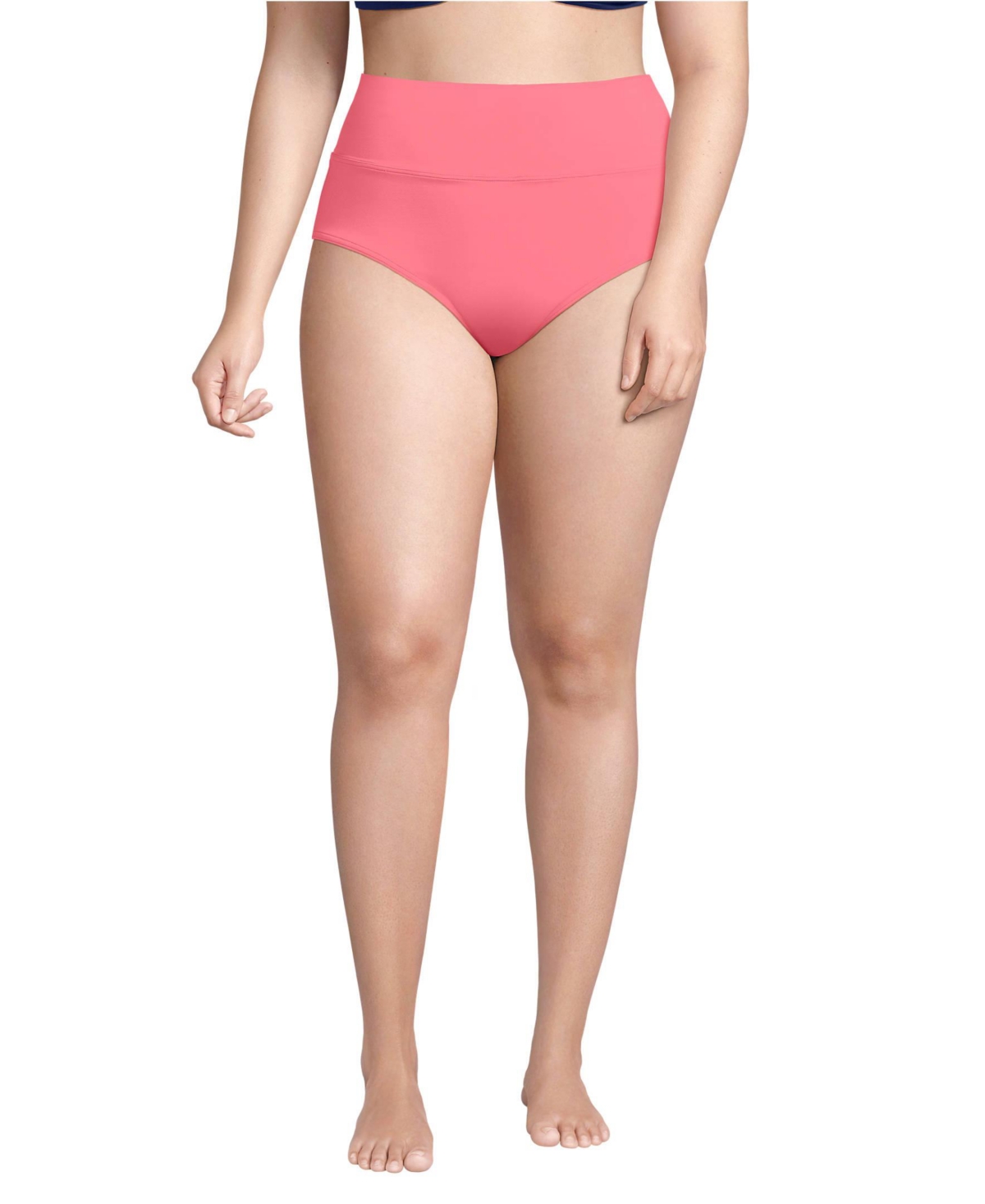 Click here for Lands End Plus Size Pinchless High Waisted Bikini... prices
