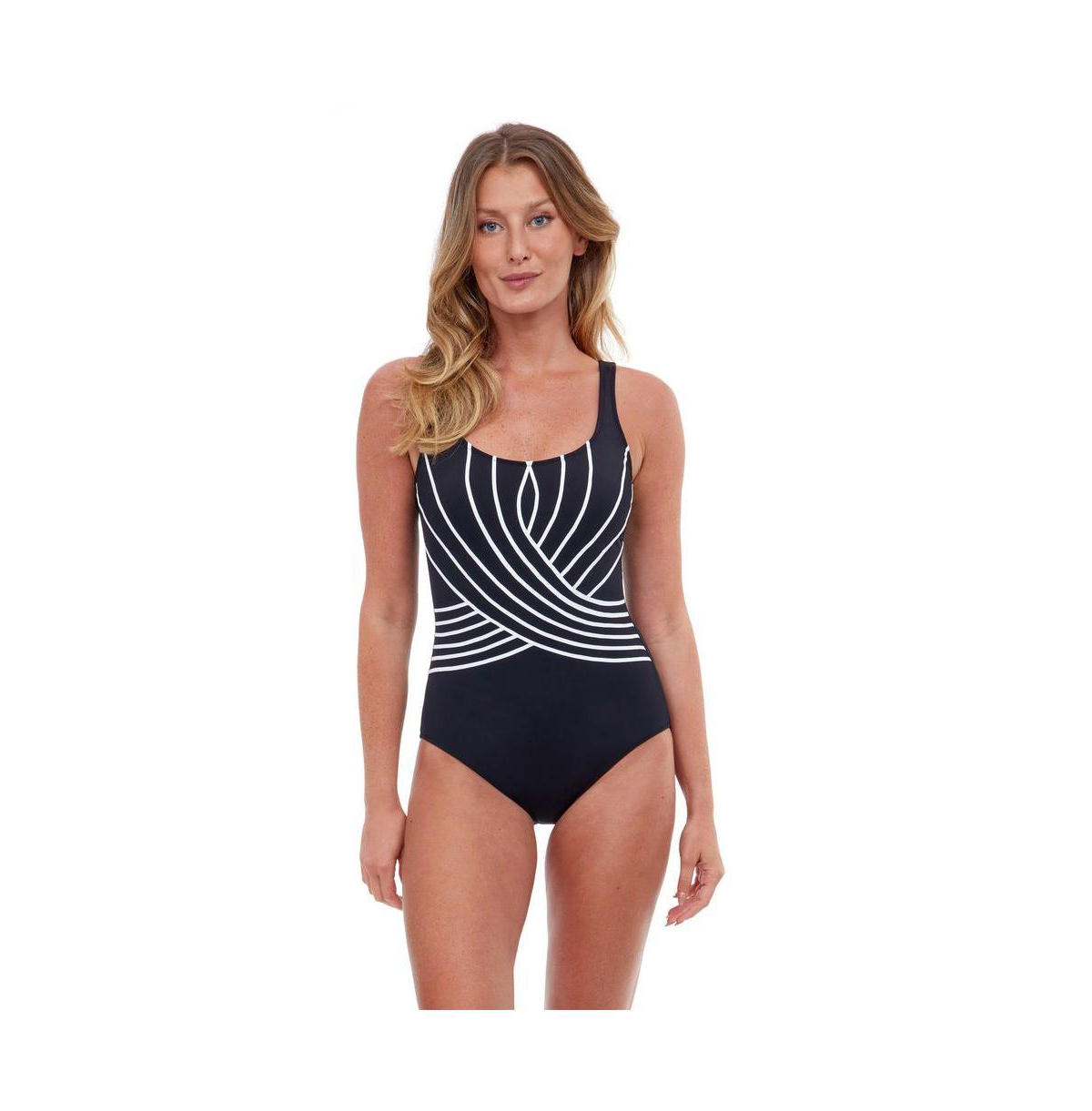 Click here for Gottex Womens Embrace Surplice One Piece - Black prices