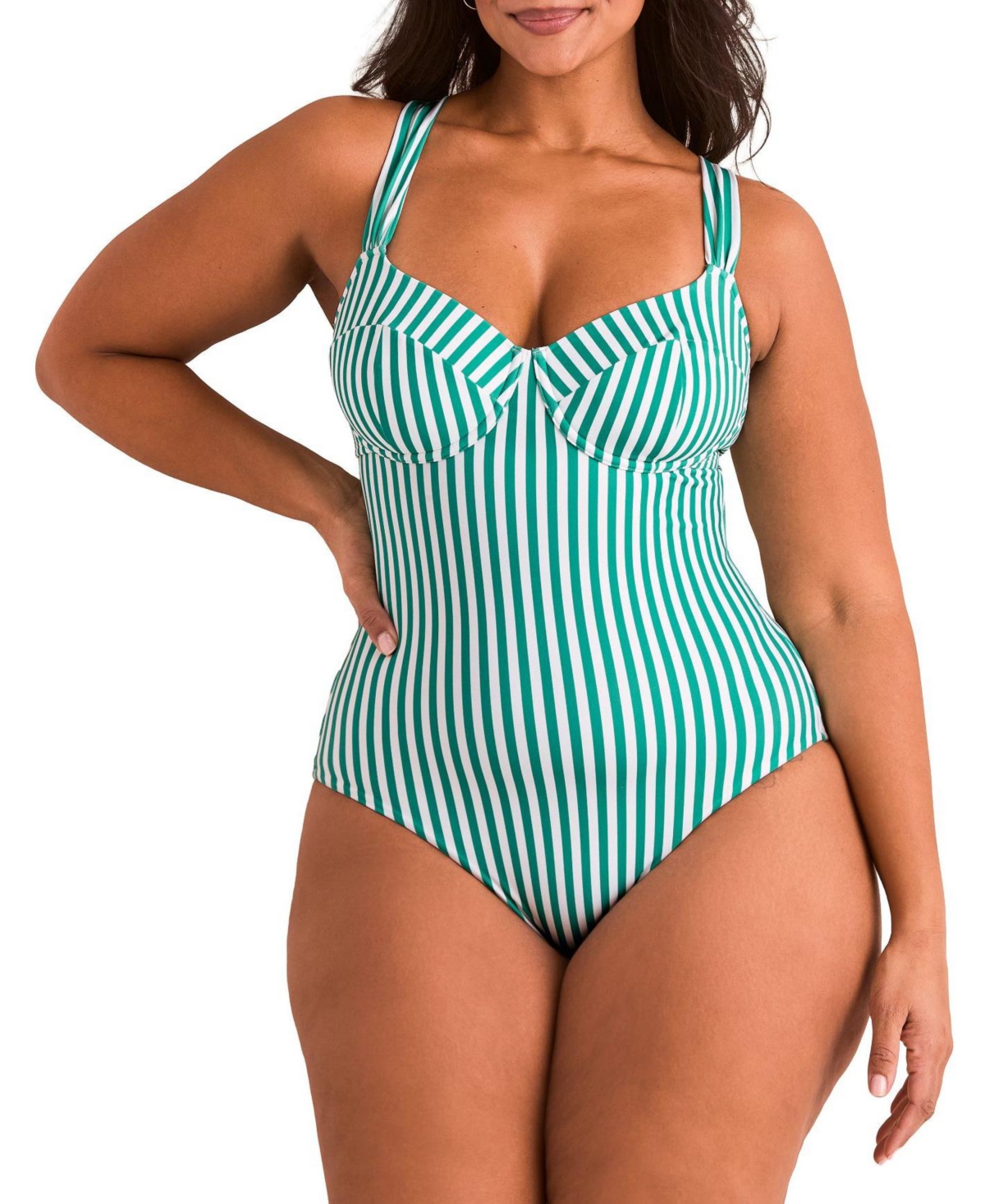 Click here for Adore Me Plus Size Cariba Swimwear One Piece Swims... prices