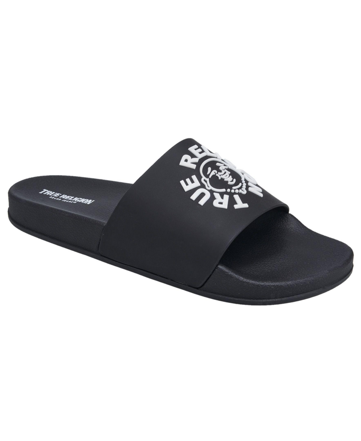 Click here for True Religion Mens Tyler Buddha Logo pool Slide -... prices