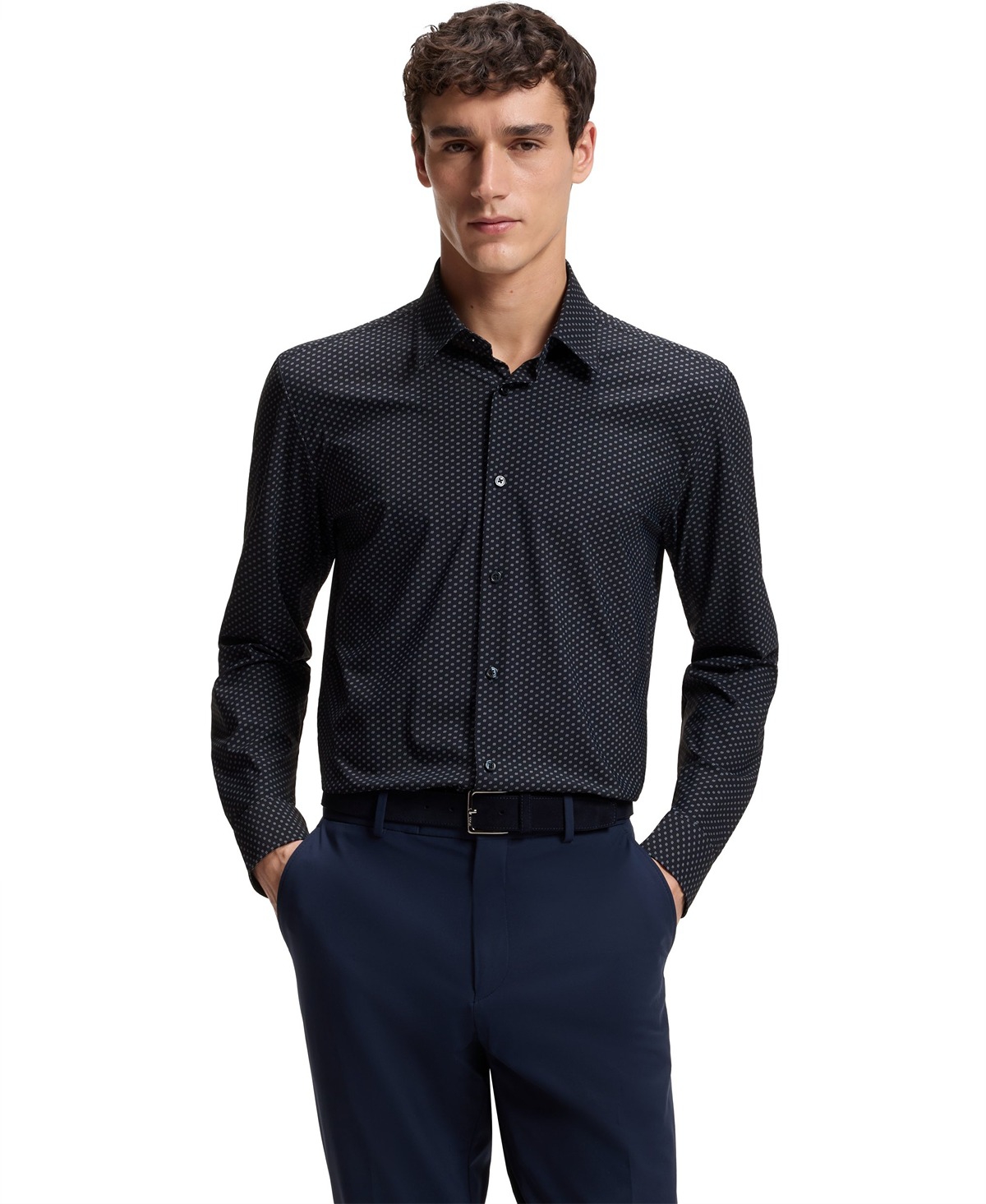 Click here for Boss By Hugo Boss Mens Performance-Stretch Jersey... prices